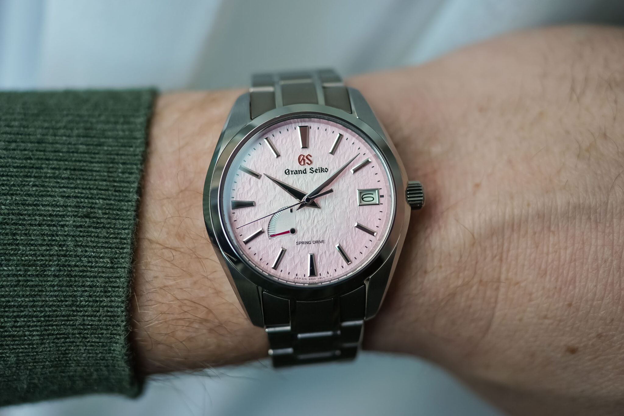 First look: The Grand Seiko Pink Snowflake SBGA497 Spring Drive