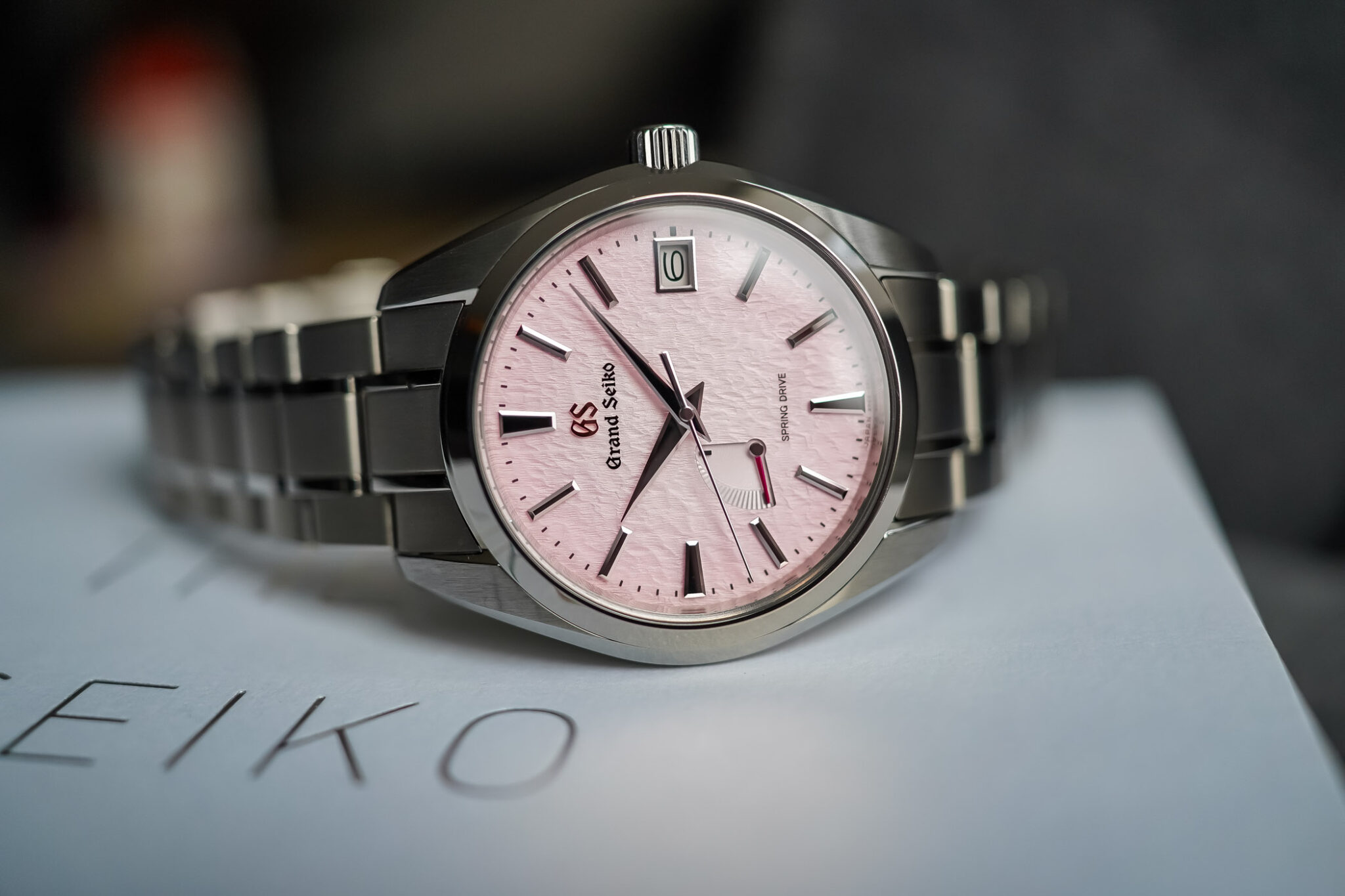 First look: The Grand Seiko Pink Snowflake SBGA497 Spring Drive