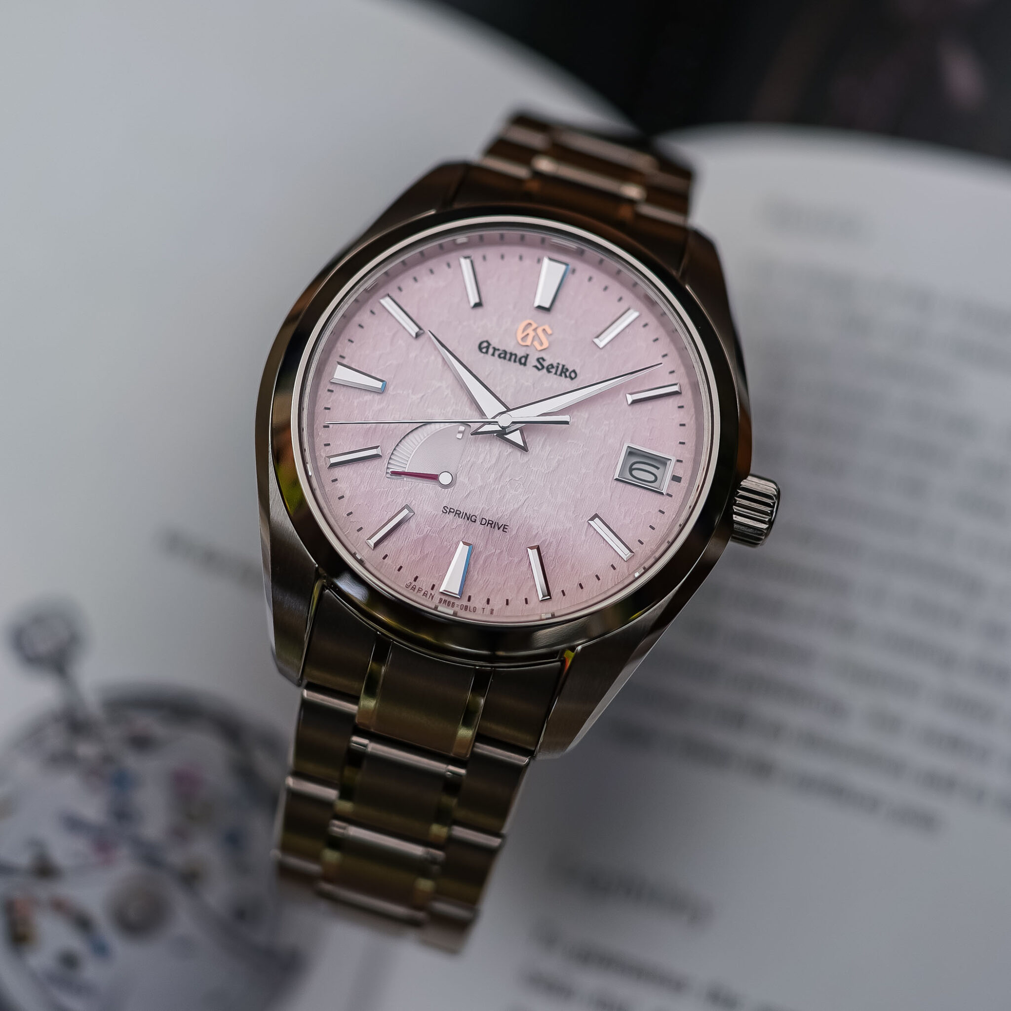 First look: The Grand Seiko Pink Snowflake SBGA497 Spring Drive