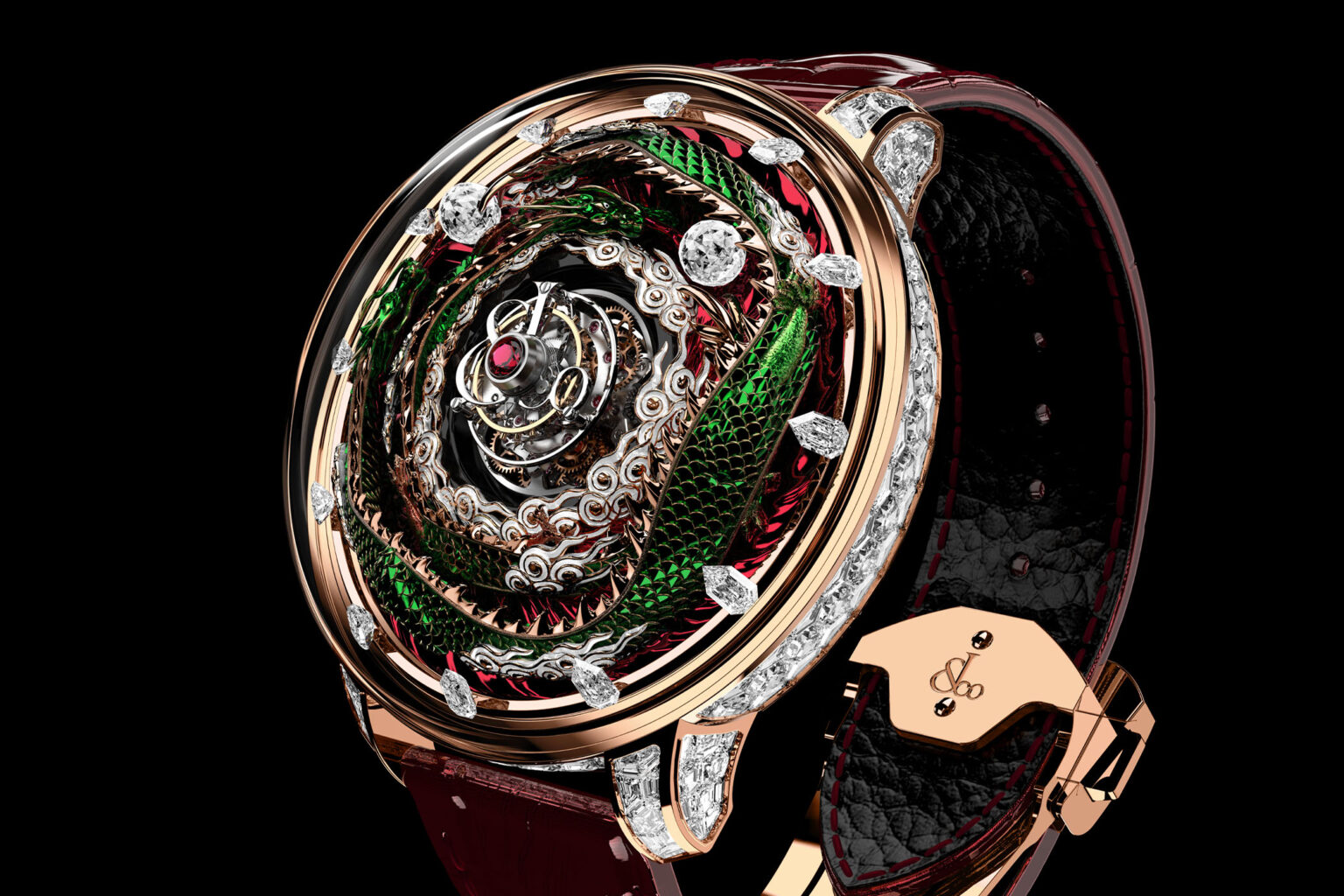 Introducing the Jacob & Co. Mystery Tourbillon Twin Dragons