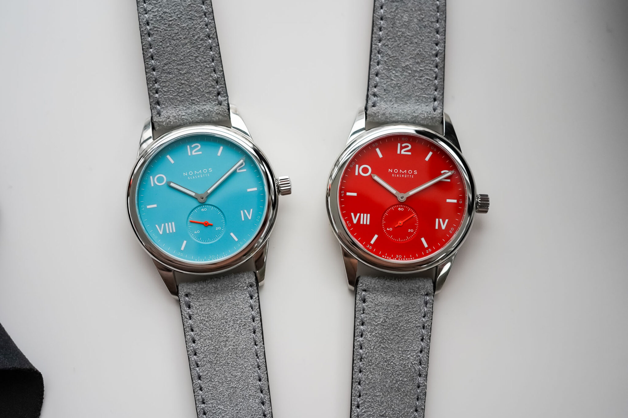 Neue Uhr: Nomos Club Campus - Nonstop Red & Endless Blue