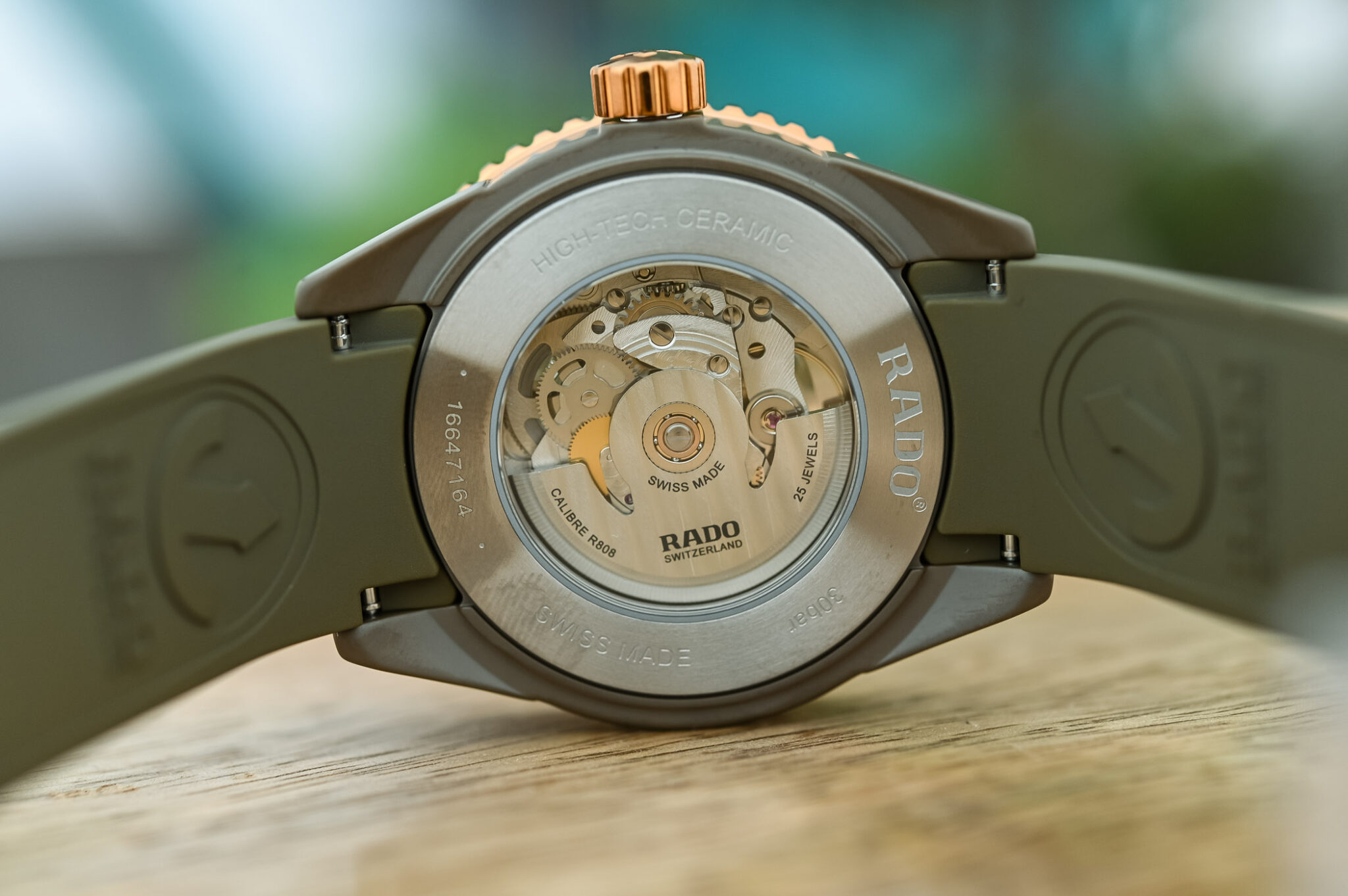 First Look: The Olive-Green Rado Captain Cook High-Tech Ceramic Skeleton