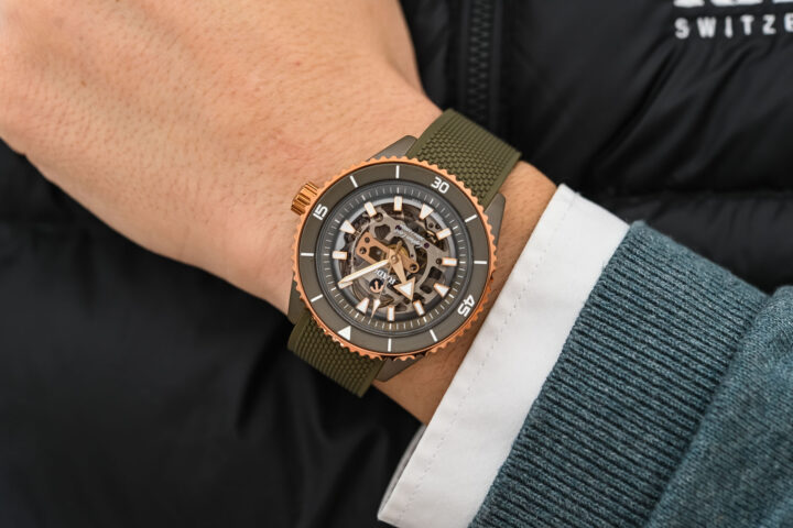 First Look: The Olive-Green Rado Captain Cook High-Tech Ceramic Skeleton