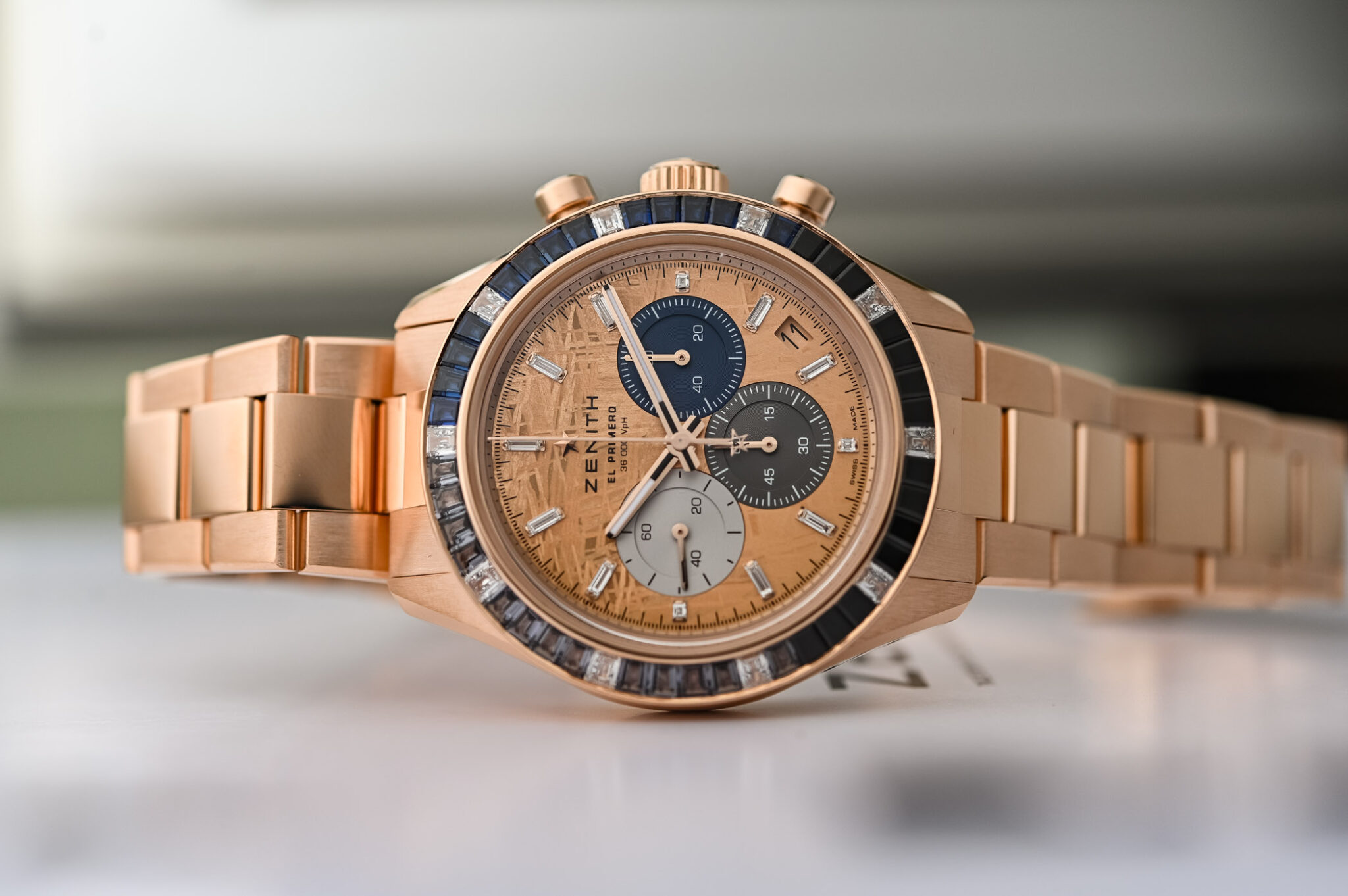 First Look: The Dazzling Gem-Set Zenith Chronomaster Sport