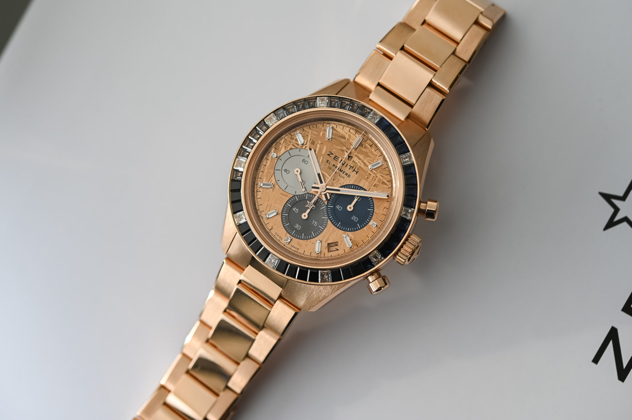 First Look: The Dazzling Gem-Set Zenith Chronomaster Sport