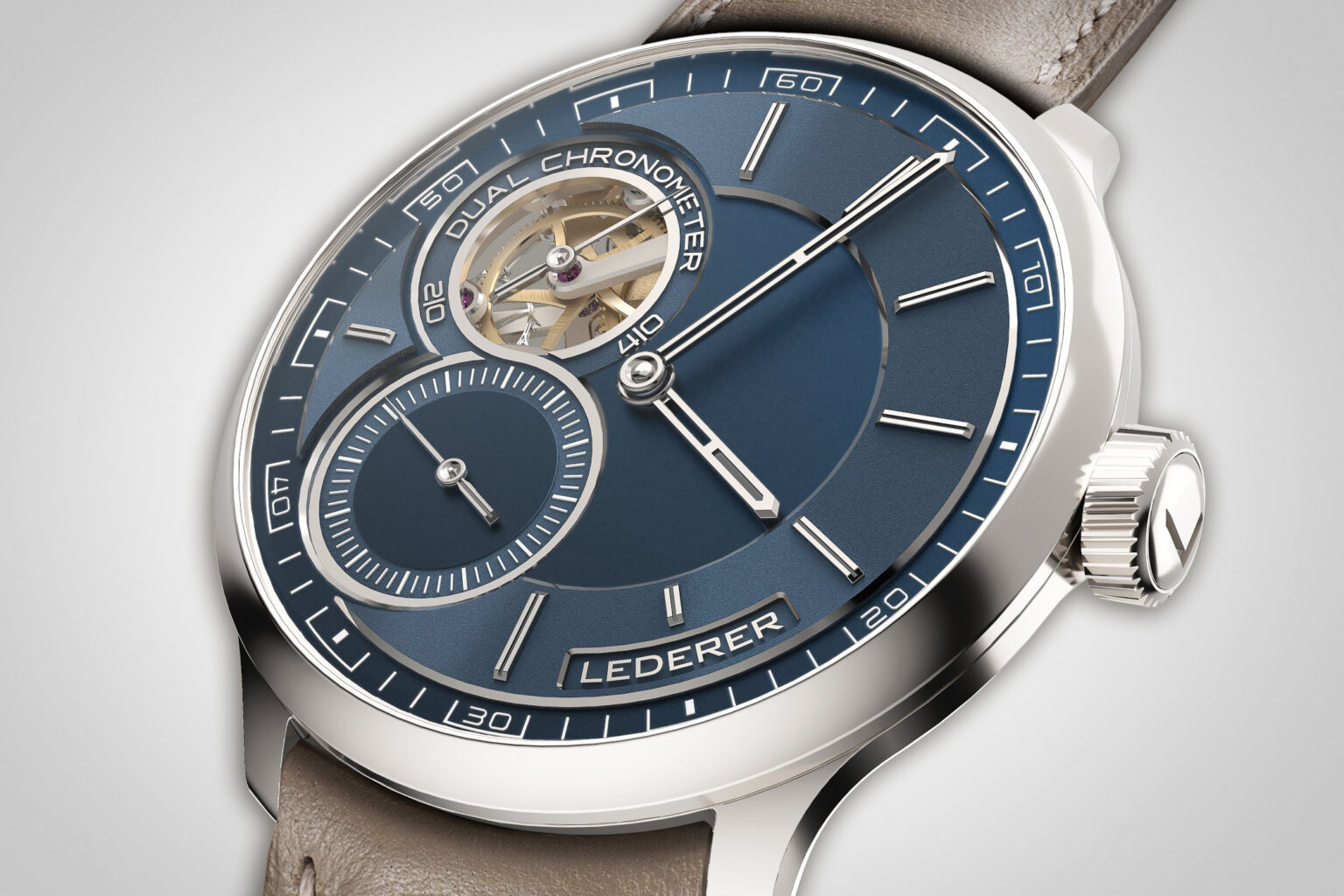 The Brilliant Lederer Central Impulse Chronometer Now In A Smaller Size
