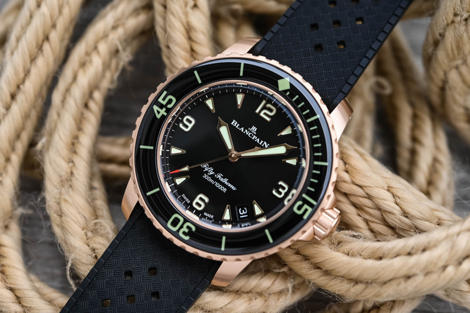 First Look: The New, More Compact Blancpain Fifty Fathoms 42mm Collection