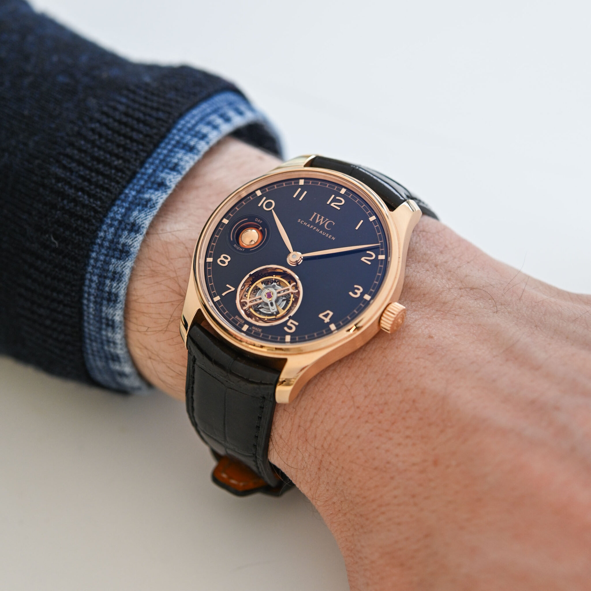 First Look: The IWC Portugieser Hand-Wound Tourbillon Day & Night