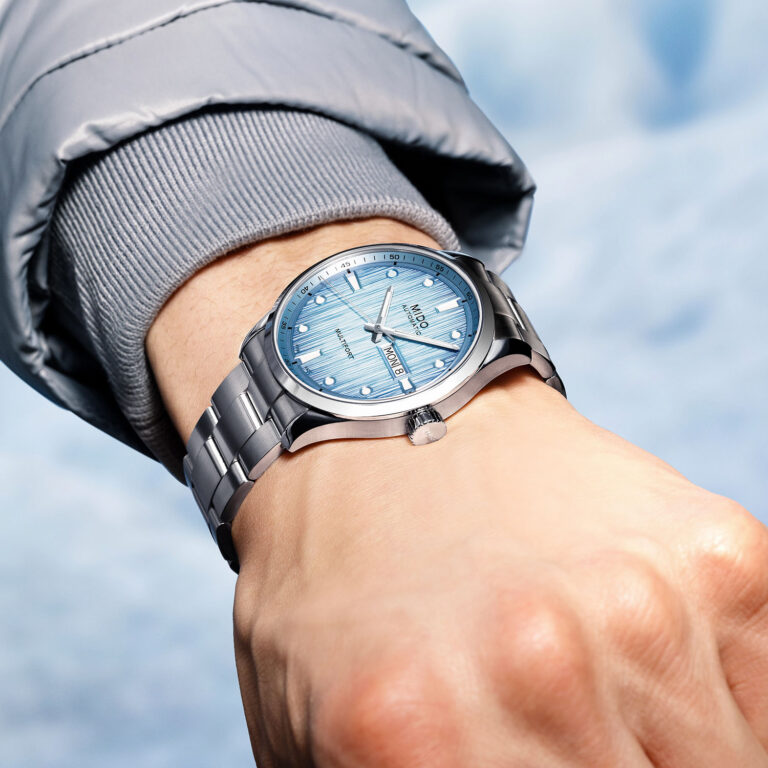 Introducing: the Mido Multifort M Freeze with Ice-Blue Dial
