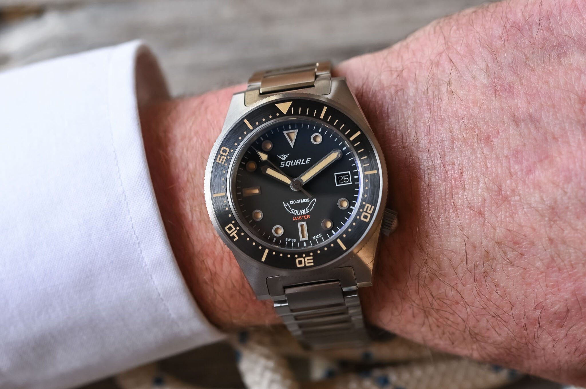 First Look: The 65th Anniversary Squale Master Titanium 120 ATM