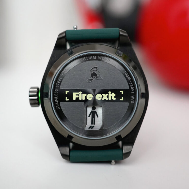 The New William Wood Fire Exit Watch Balances Fun With Emergency