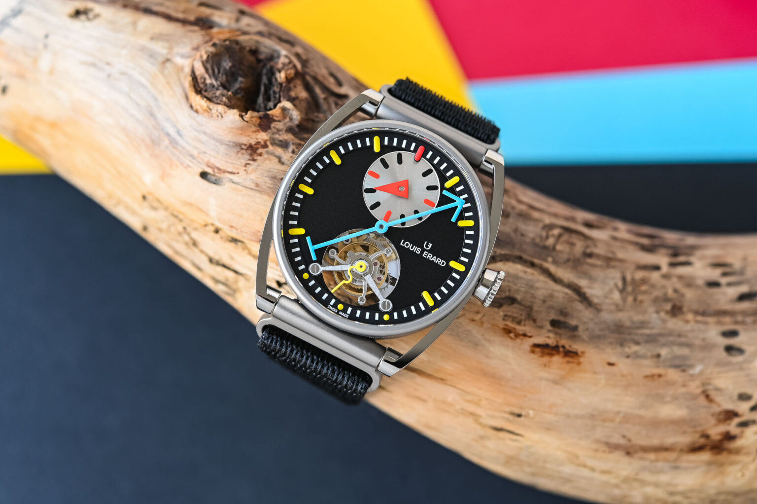 First Look: The Régulateur Tourbillon Louis Erard x Alain Silberstein Black