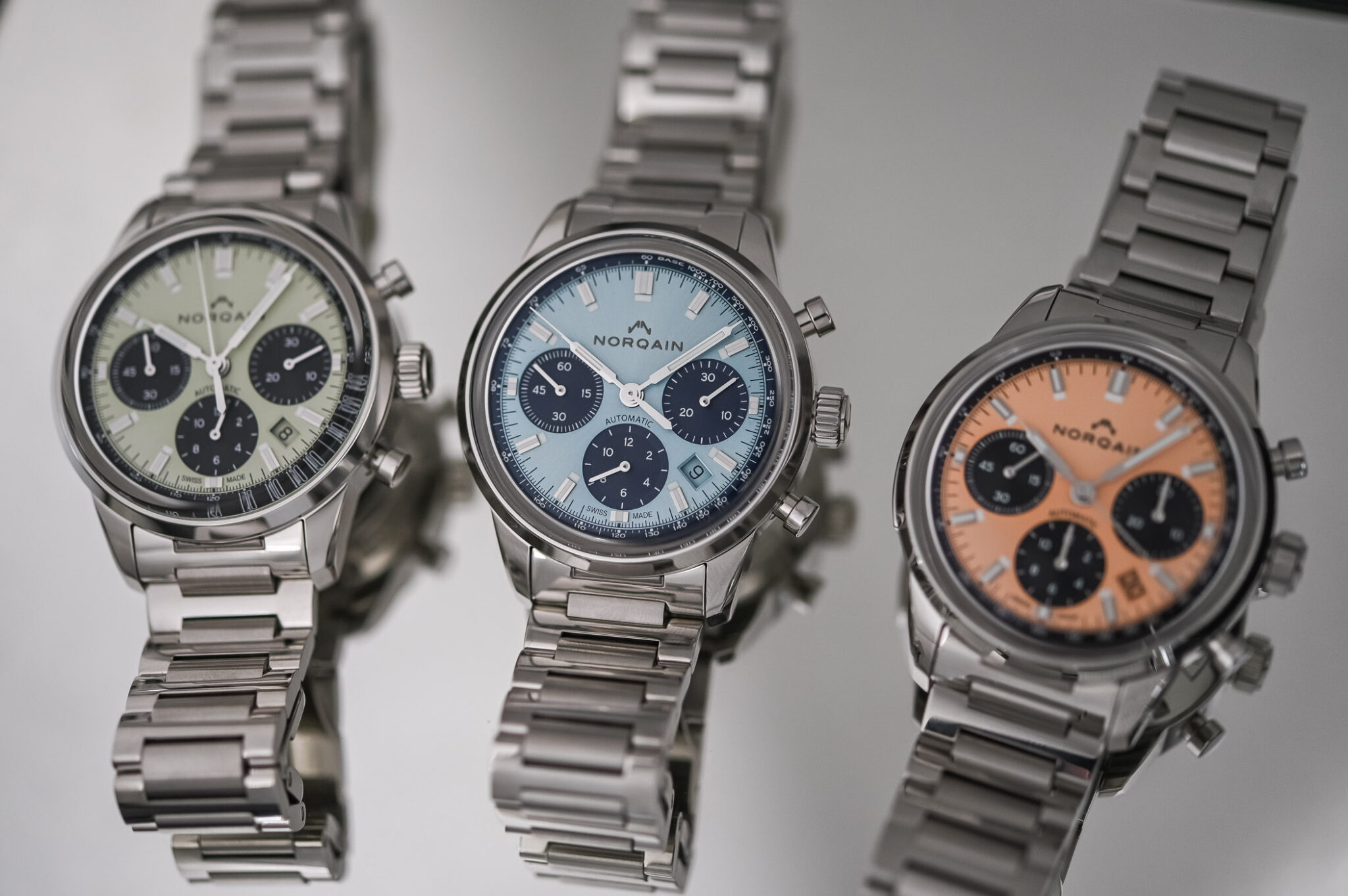 First Look: New Pastel Colours for the Norqain Freedom 60 Chrono 40mm