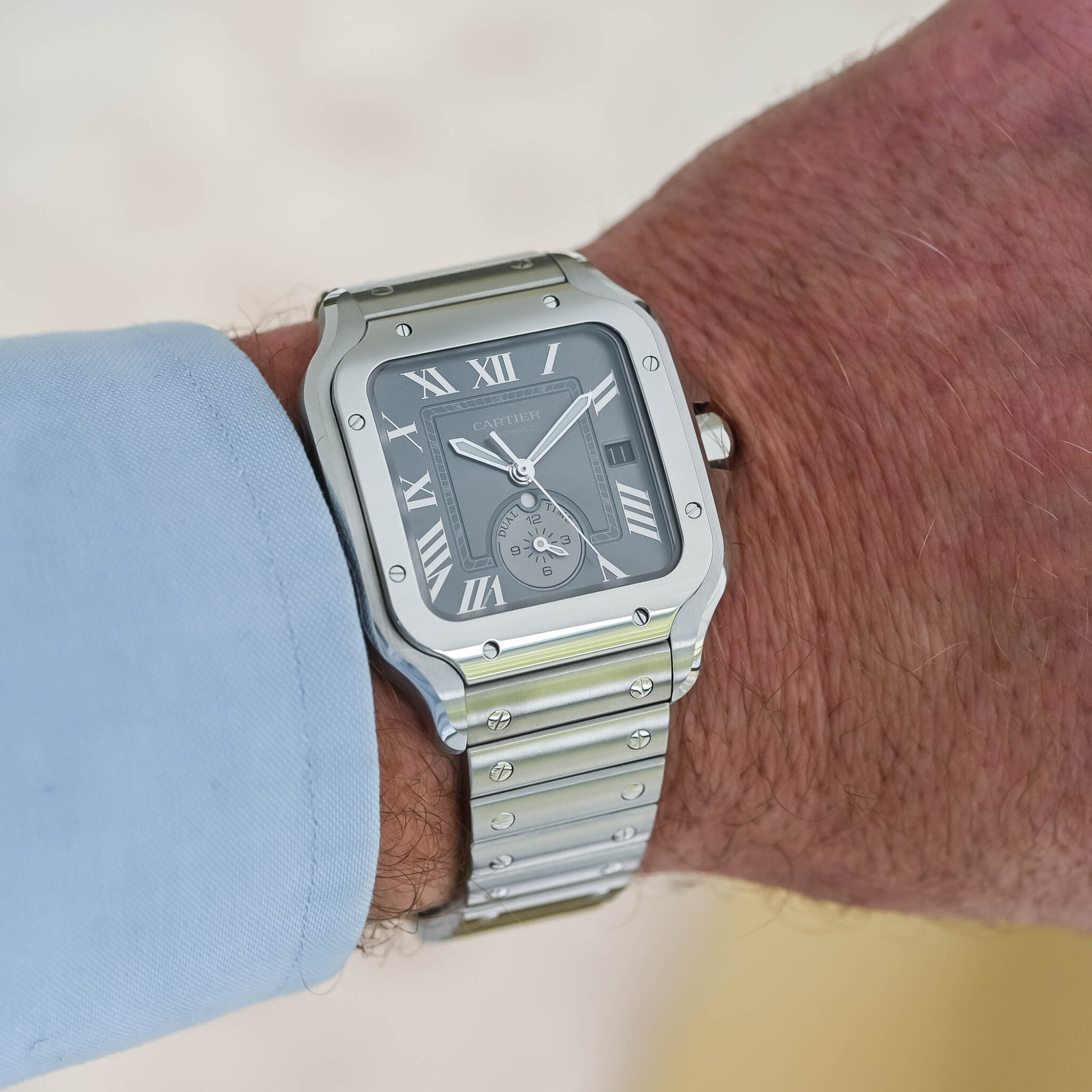 First Look: The New Cartier Santos Dual Time