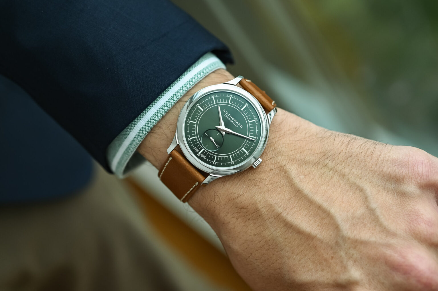First Look: the Chopard L.U.C XPS Forest Green in Lucent Steel