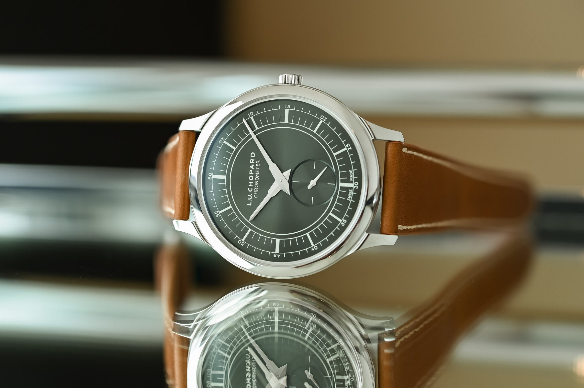 First Look: the Chopard L.U.C XPS Forest Green in Lucent Steel