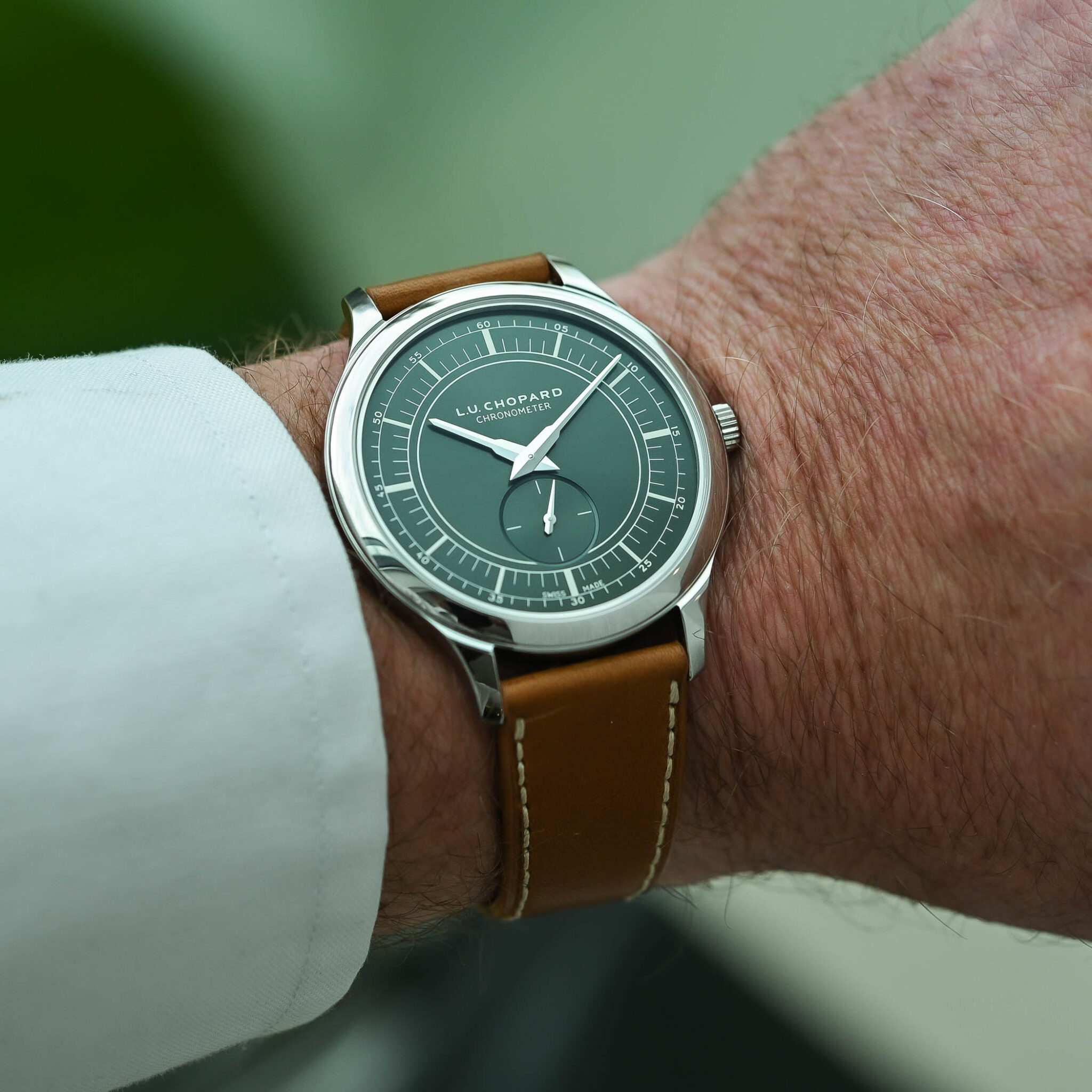 First Look: the Chopard L.U.C XPS Forest Green in Lucent Steel