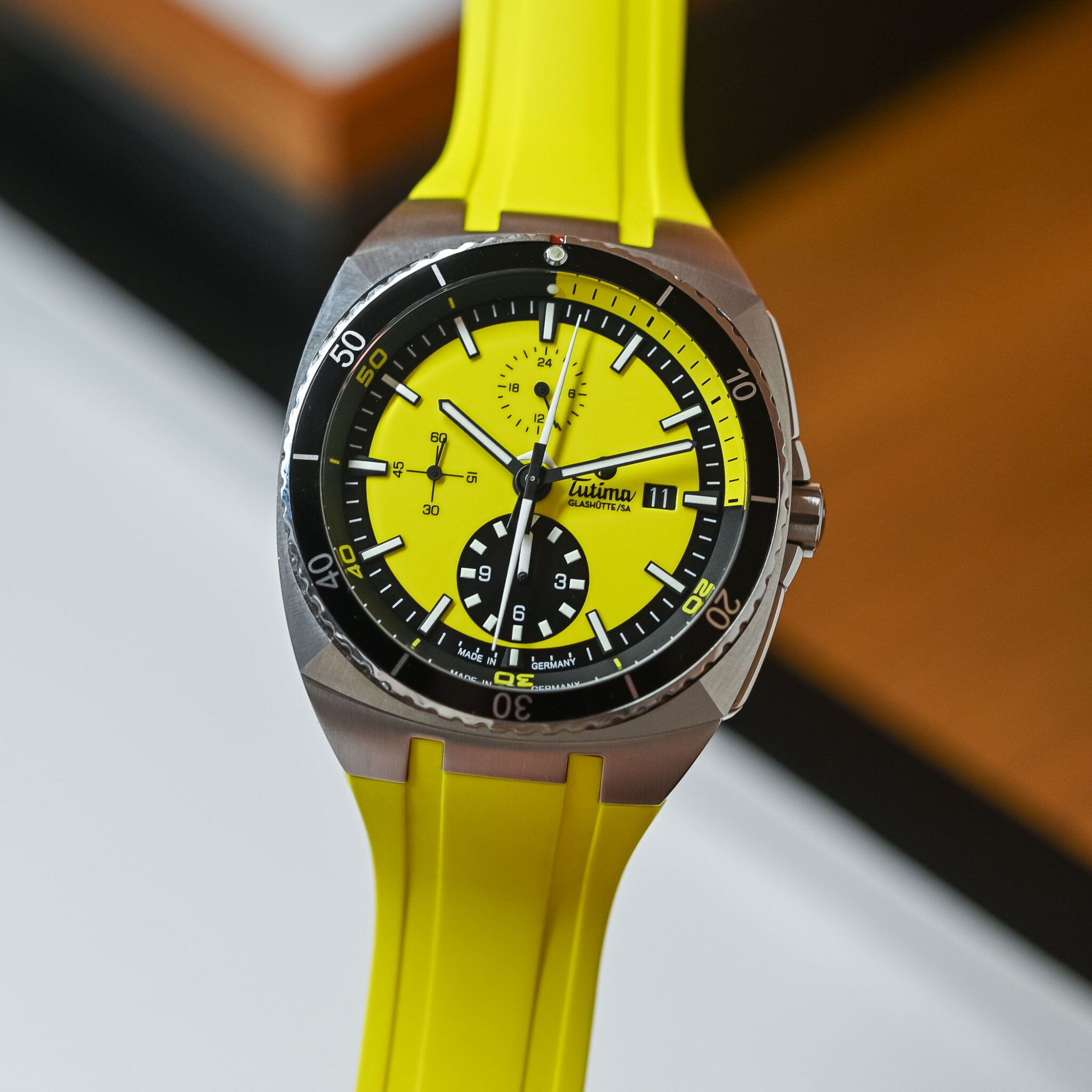 First Look: The Racing Yellow Tutima Saxon One ZSM Limited Edition