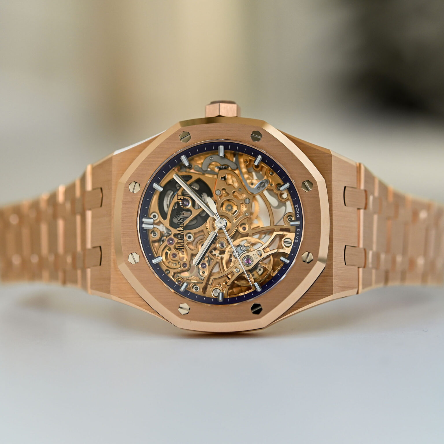 First Look: New Gold Versions of the AP Royal Oak Double Balance Wheel ...