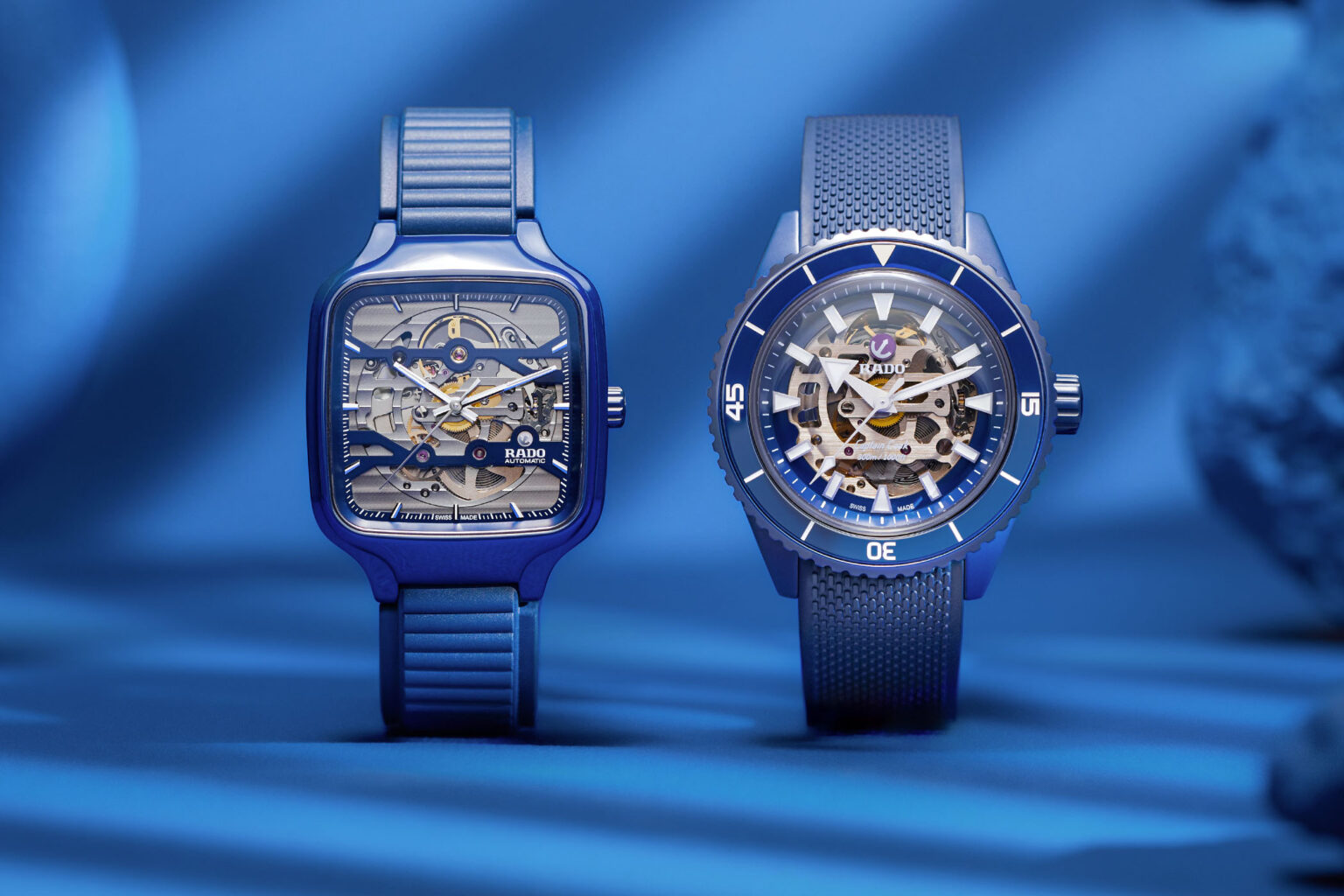 Introducing: New Skeleton Rado Captain Cook and True Square in Navy ...