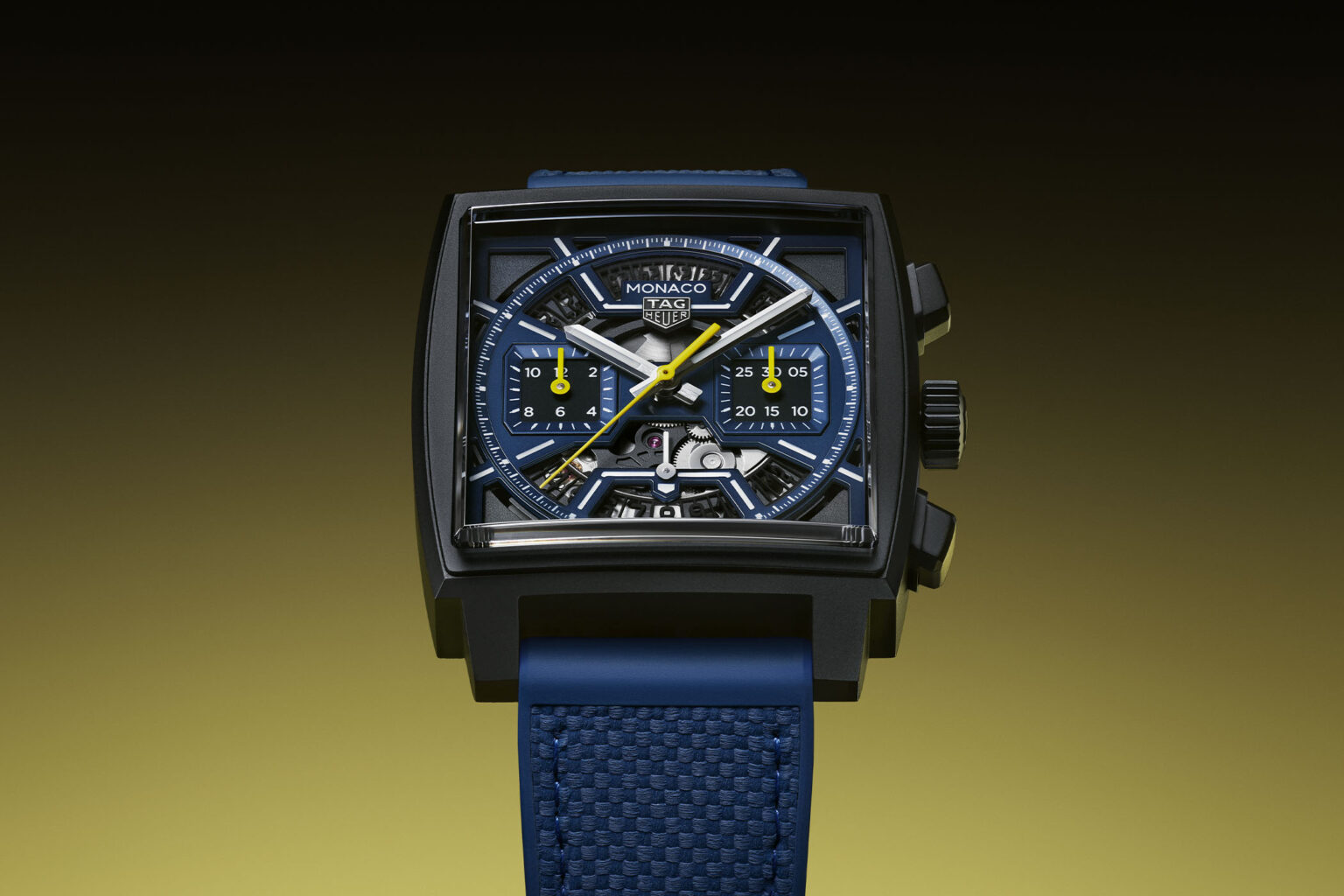 Introducing: The Dark Blue TAG Heuer Monaco Skeleton Chronograph