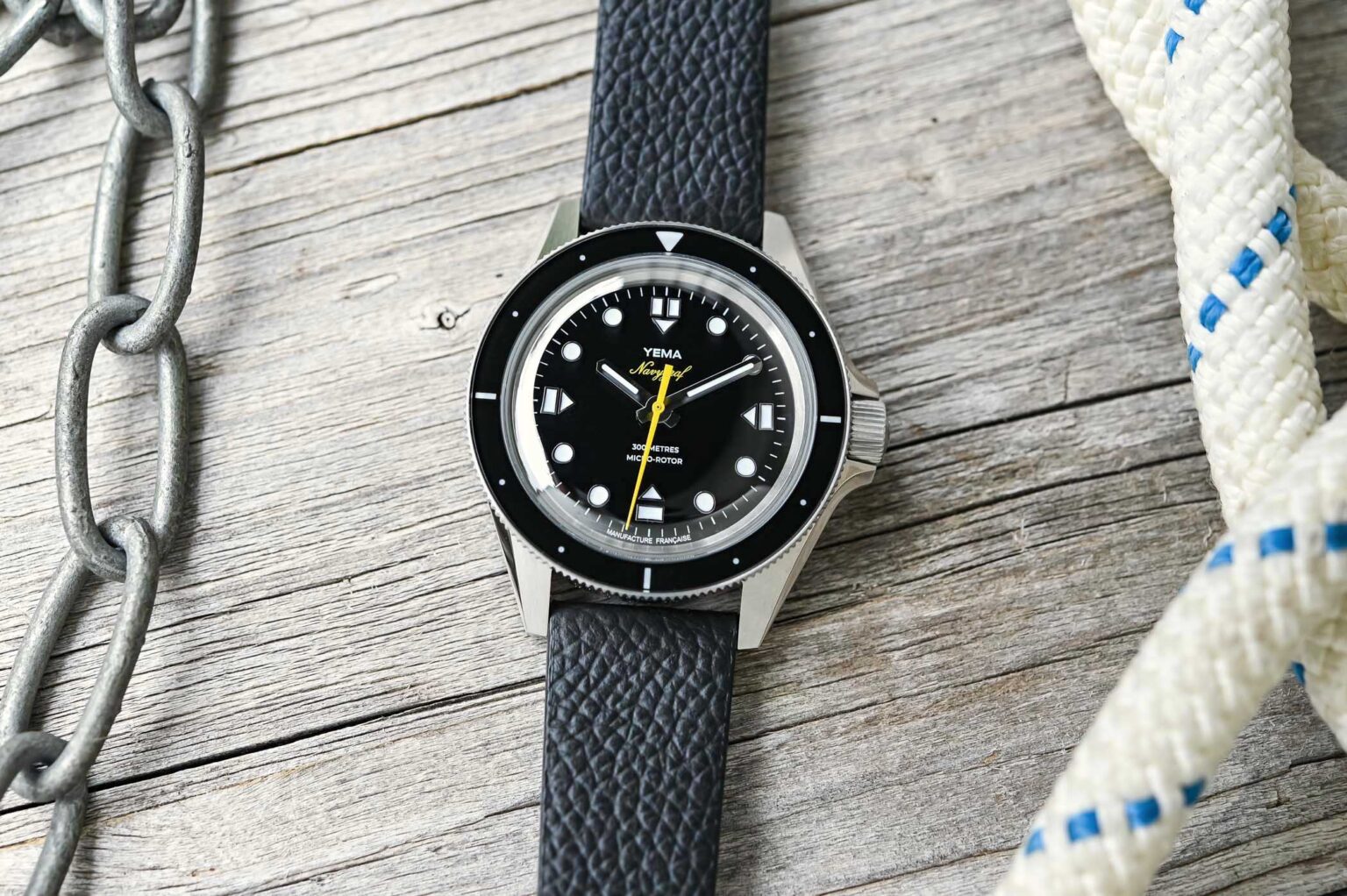 First Look: The Yema Navygraf Slim CMM.20 with Micro-Rotor Movement