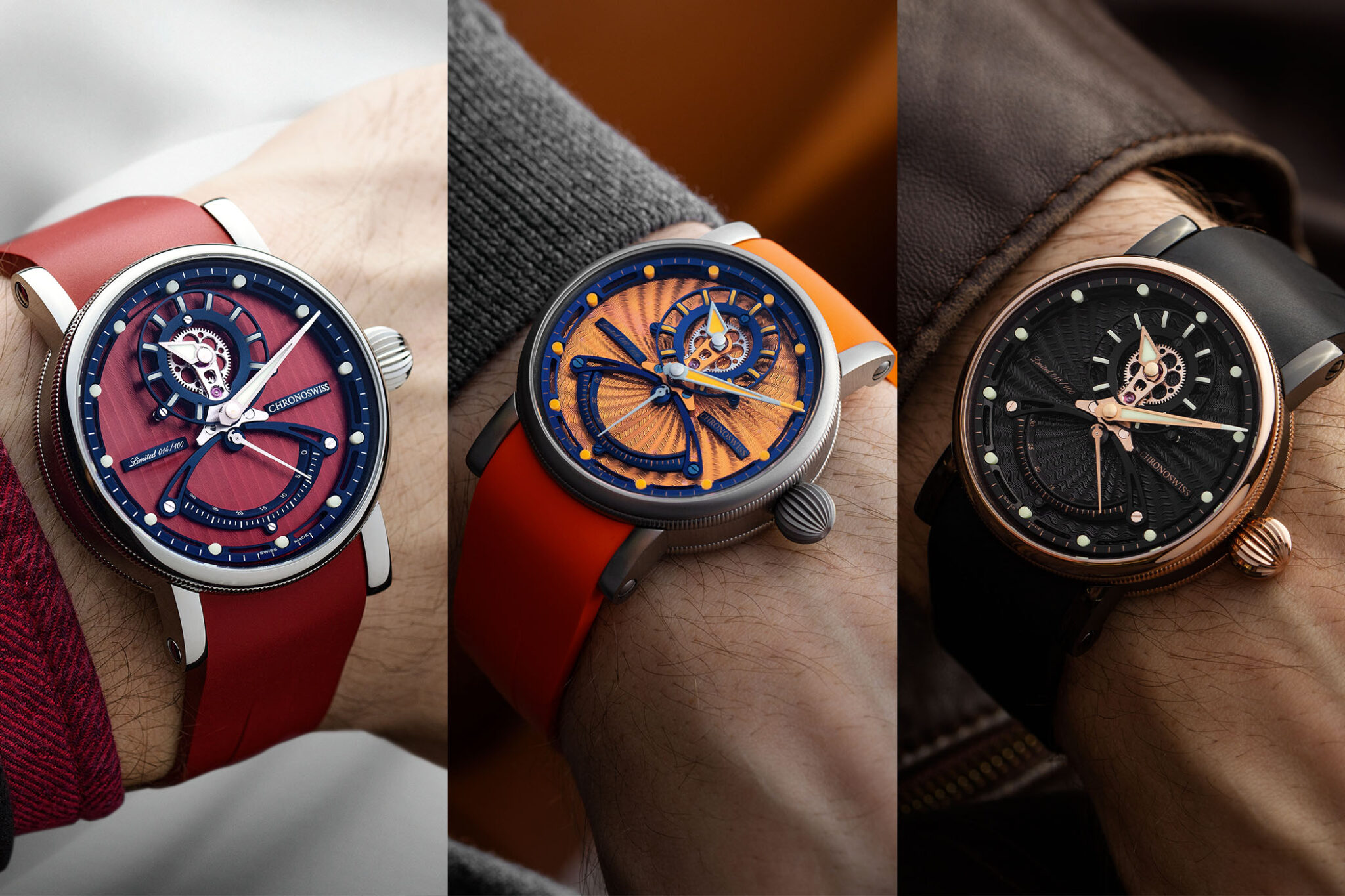 Introducing: Three New Spectacular Chronswiss ReSec Manufacture Models