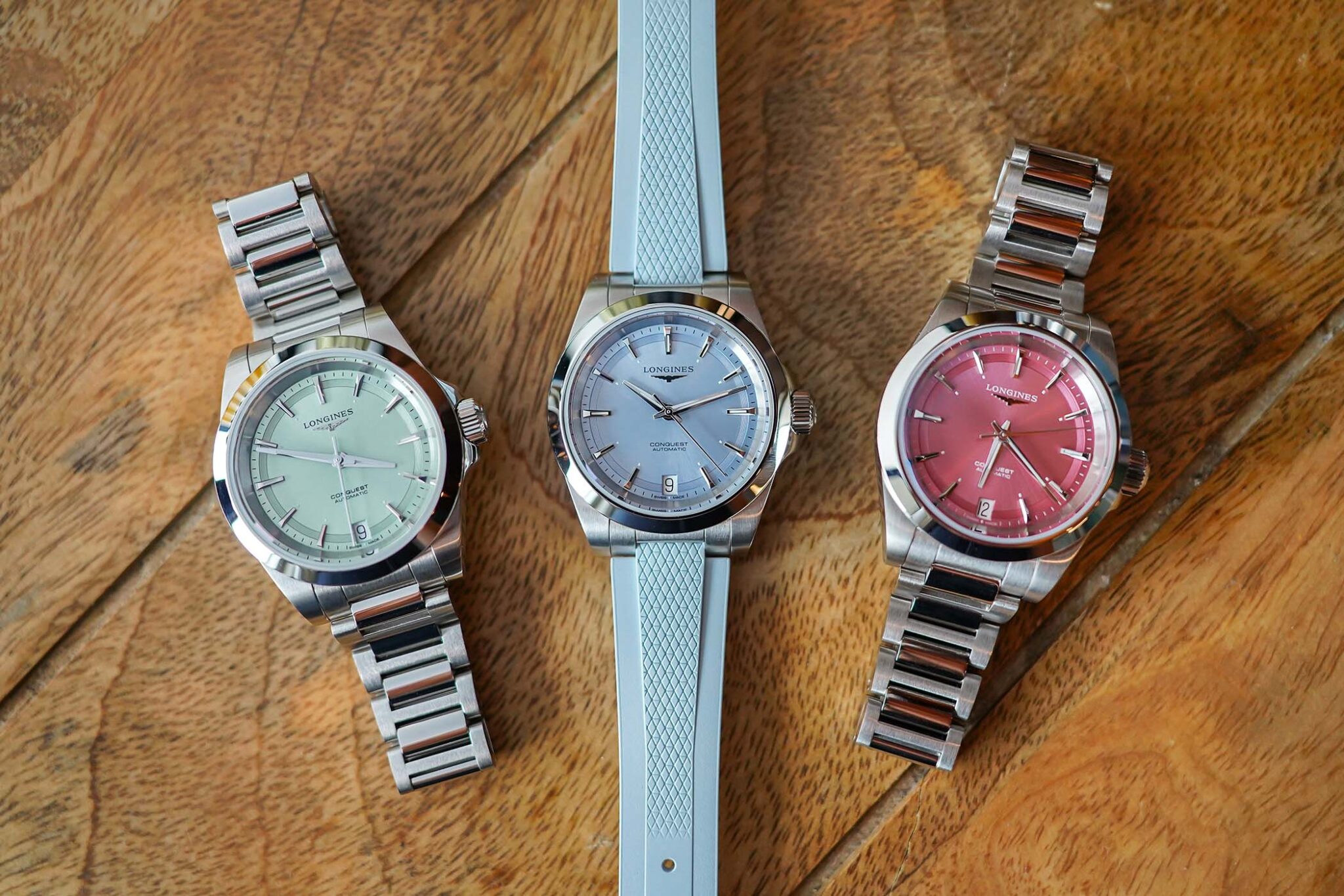 First Look: New Sizes and Colours for the Longines Conquest Collection