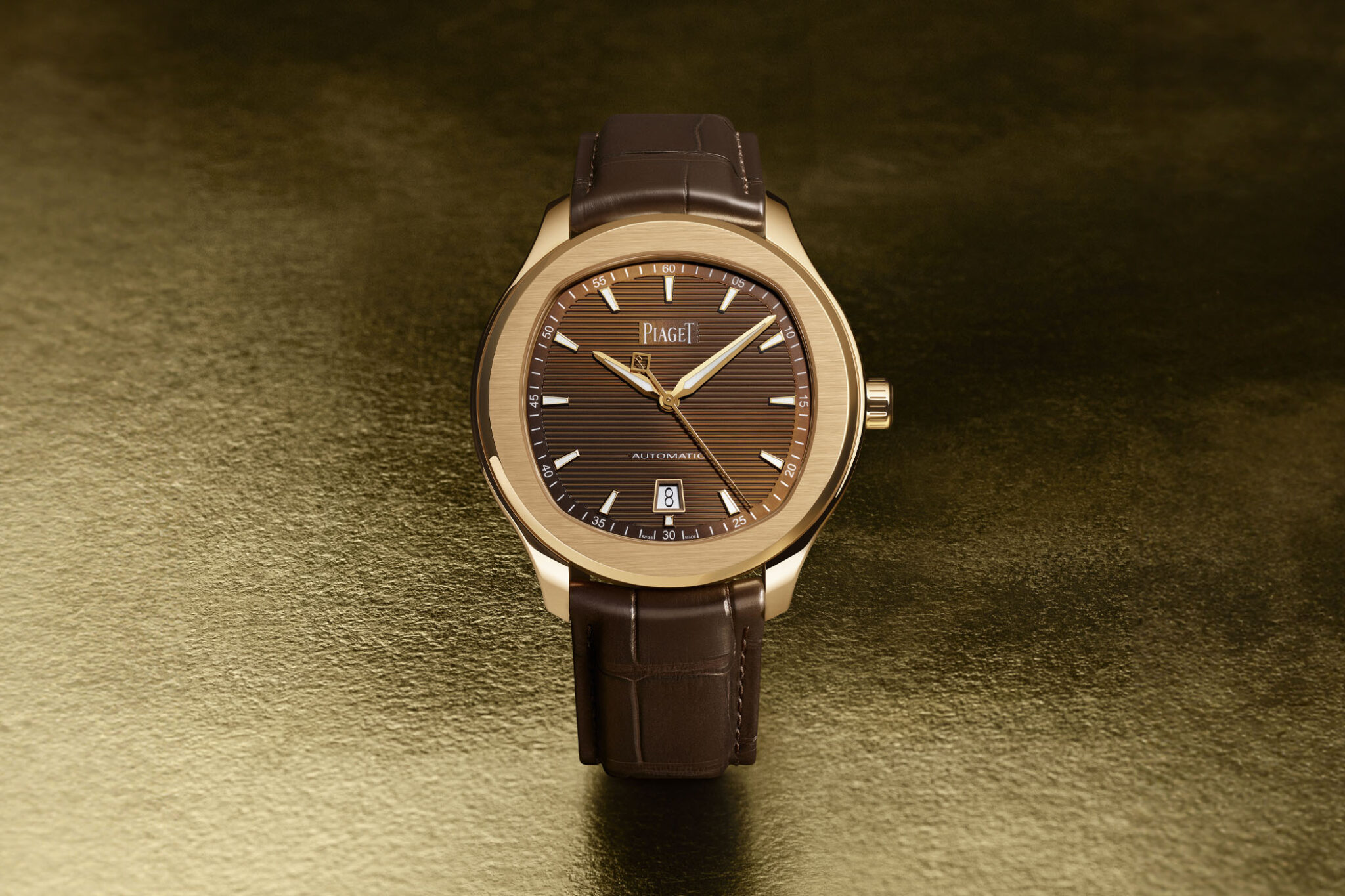 Introducing: The new Rose Gold & Brown Piaget Polo Date