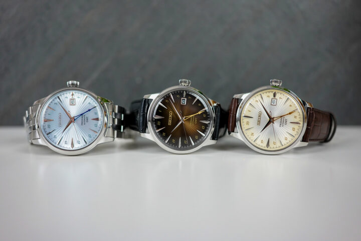 First Look: The Seiko Presage Cocktail GMT SSK037, SSK039 & SSK041