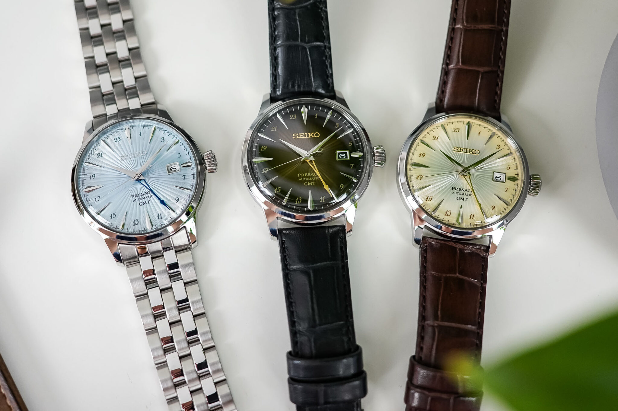 First Look: The Seiko Presage Cocktail GMT SSK037, SSK039 & SSK041