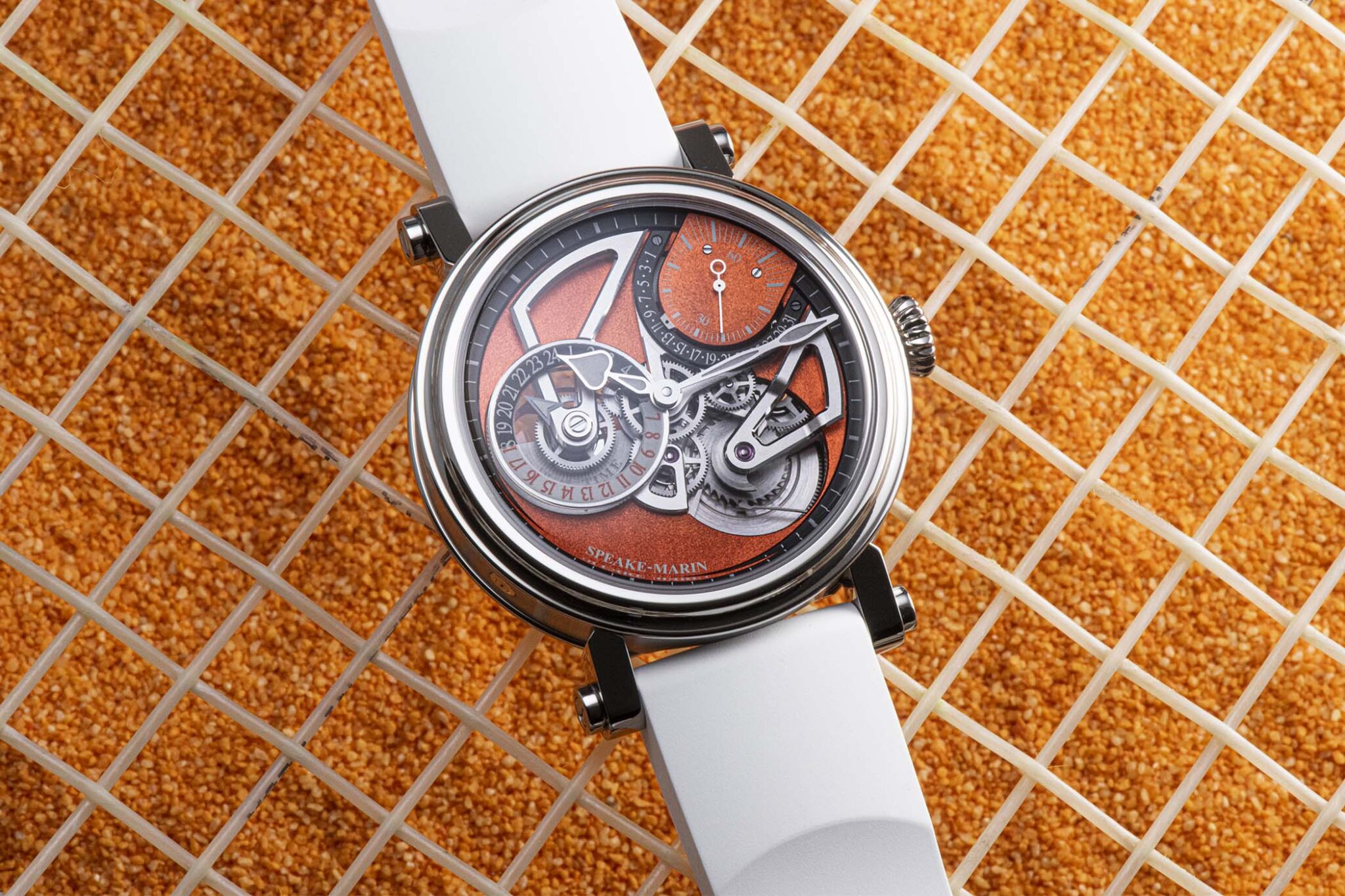 Introducing: The Speake Marin Openworked Dual Time Terracotta