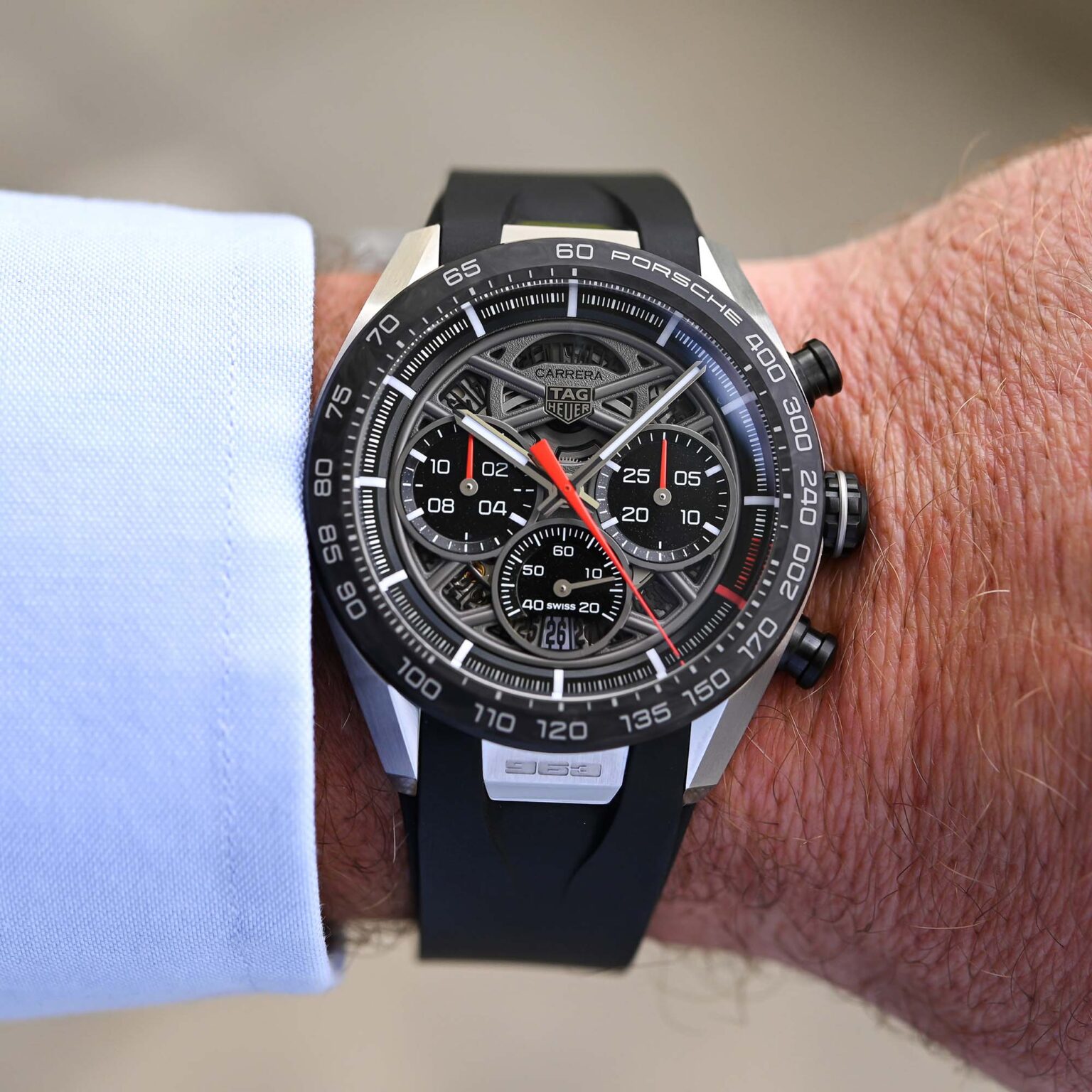First Look: The TAG Heuer Carrera Chronograph x Porsche 963