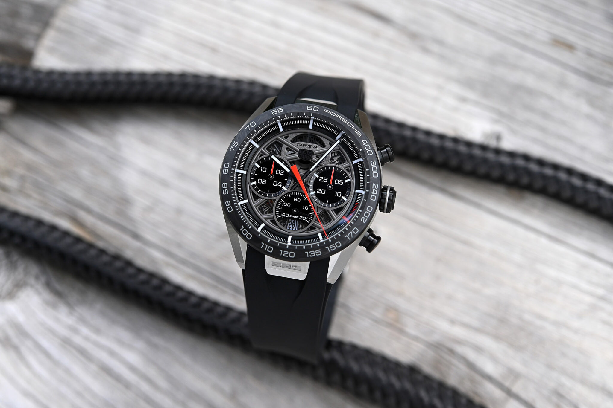 First Look: The TAG Heuer Carrera Chronograph x Porsche 963