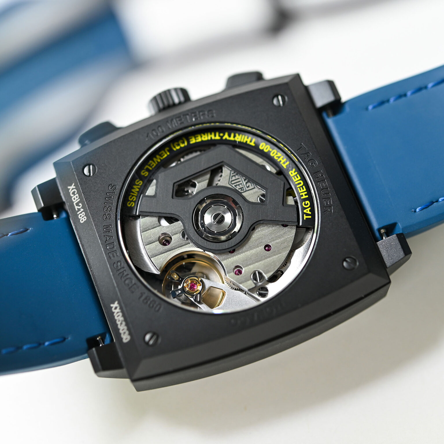 Hands-on: The TAG Heuer Monaco Skeleton Blue