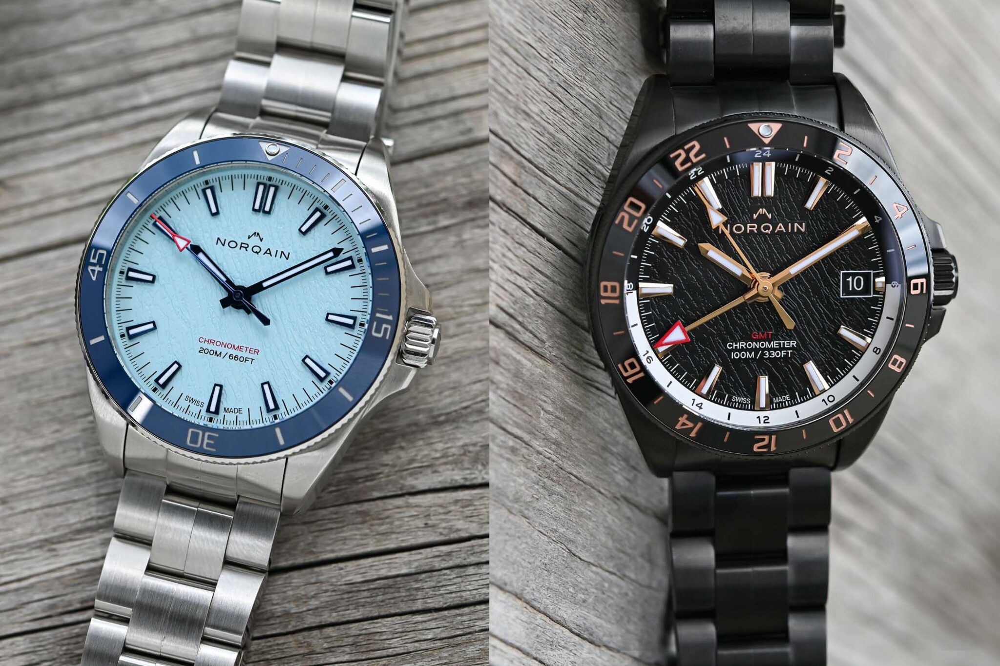 First Look: The New Norqain Neverest GMT Glacier 41mm and Glacier 40mm