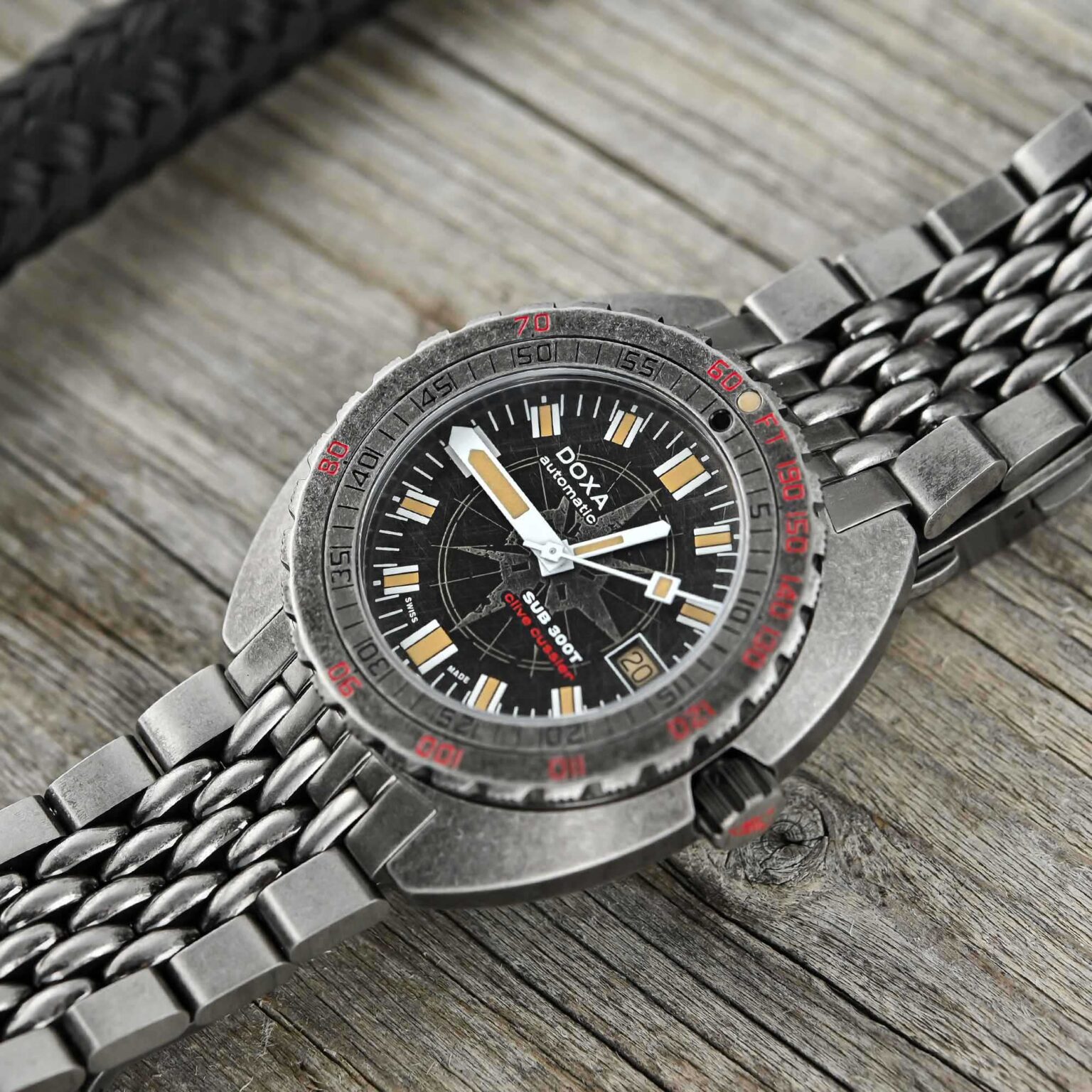 First Look: The new Doxa SUB 300T Sharkhunter Clive Cussler