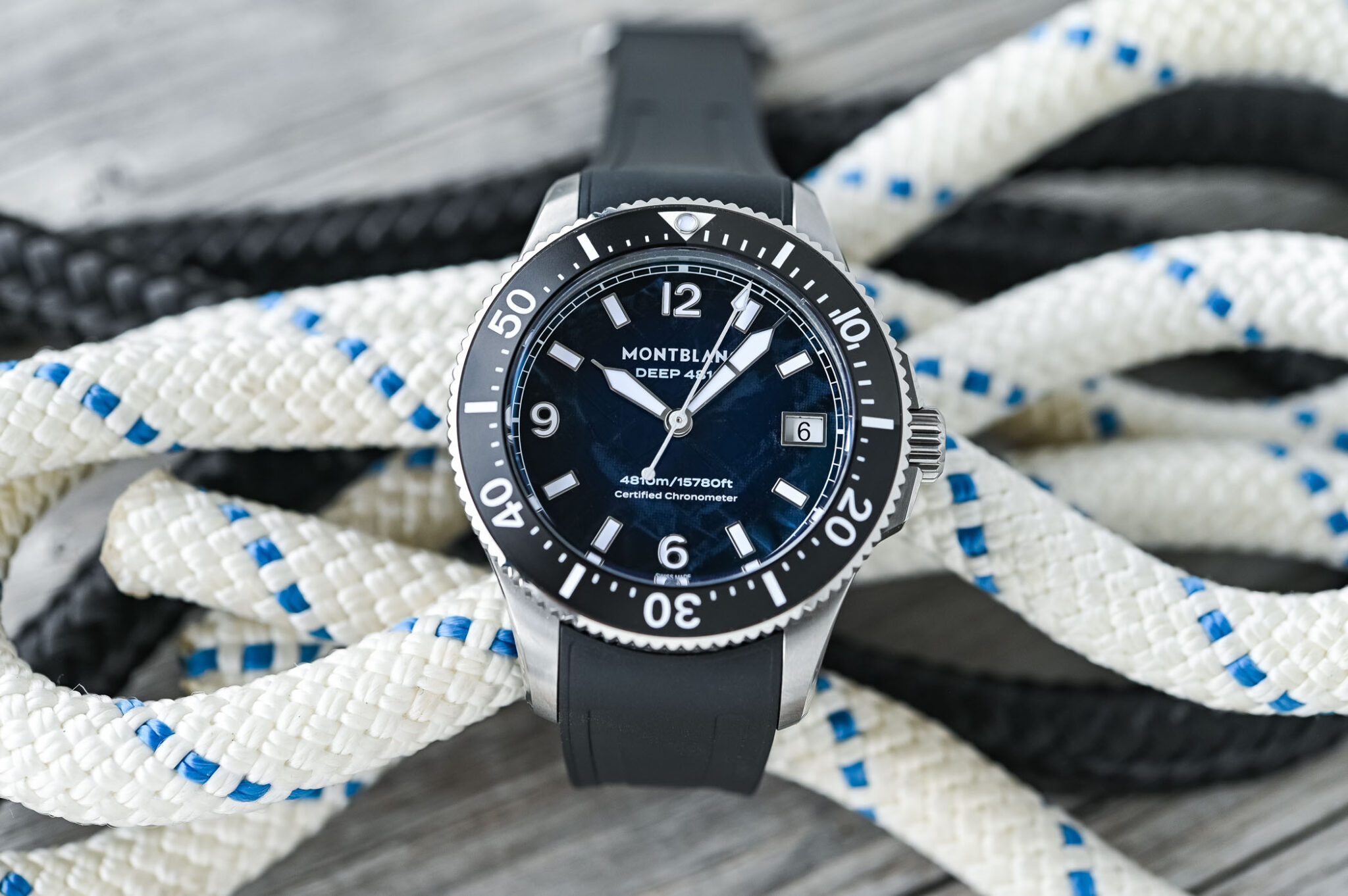 First Look: The Montblanc Iced Sea 0 Oxygen Deep 4810 Deep Diver