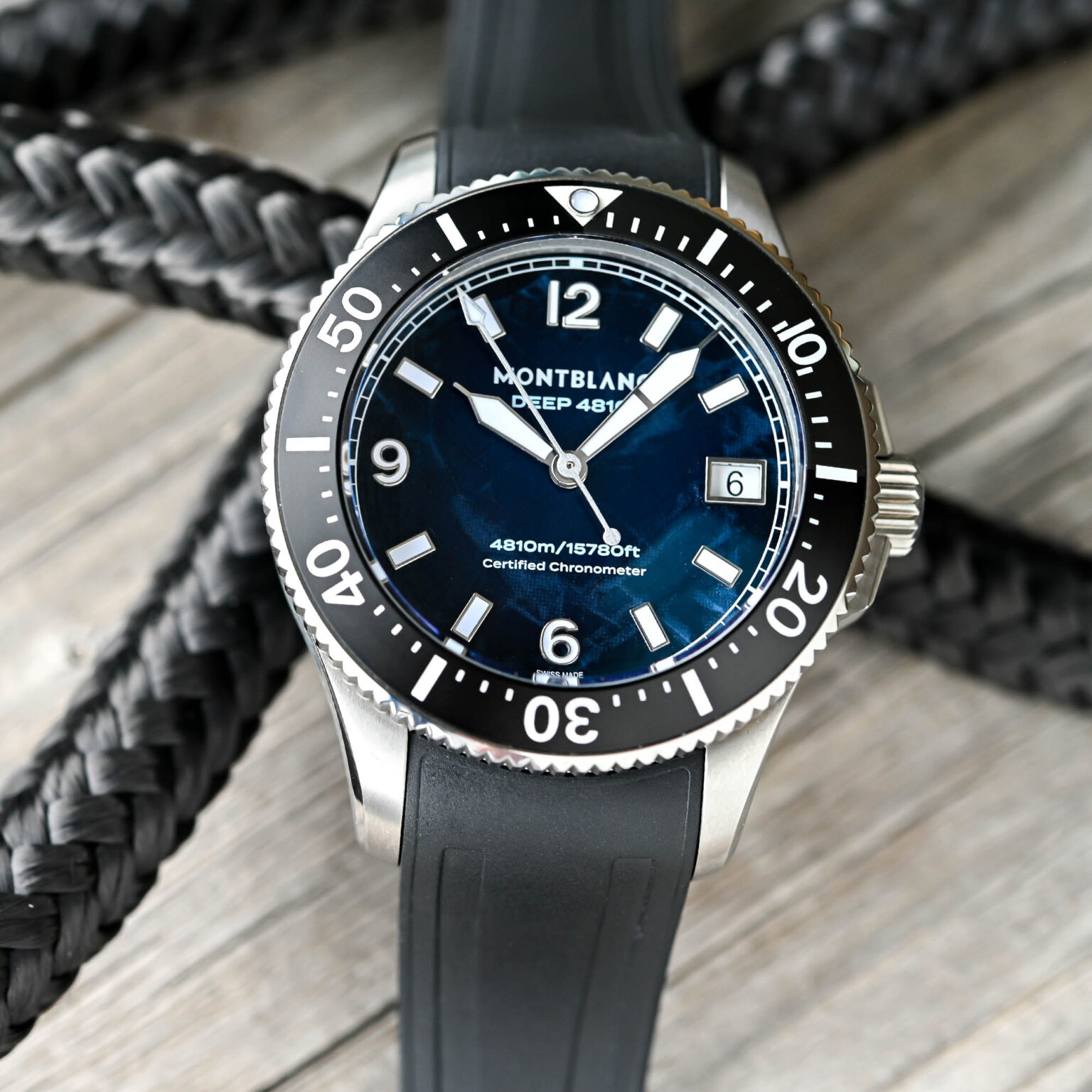 First Look: The Montblanc Iced Sea 0 Oxygen Deep 4810 Deep Diver