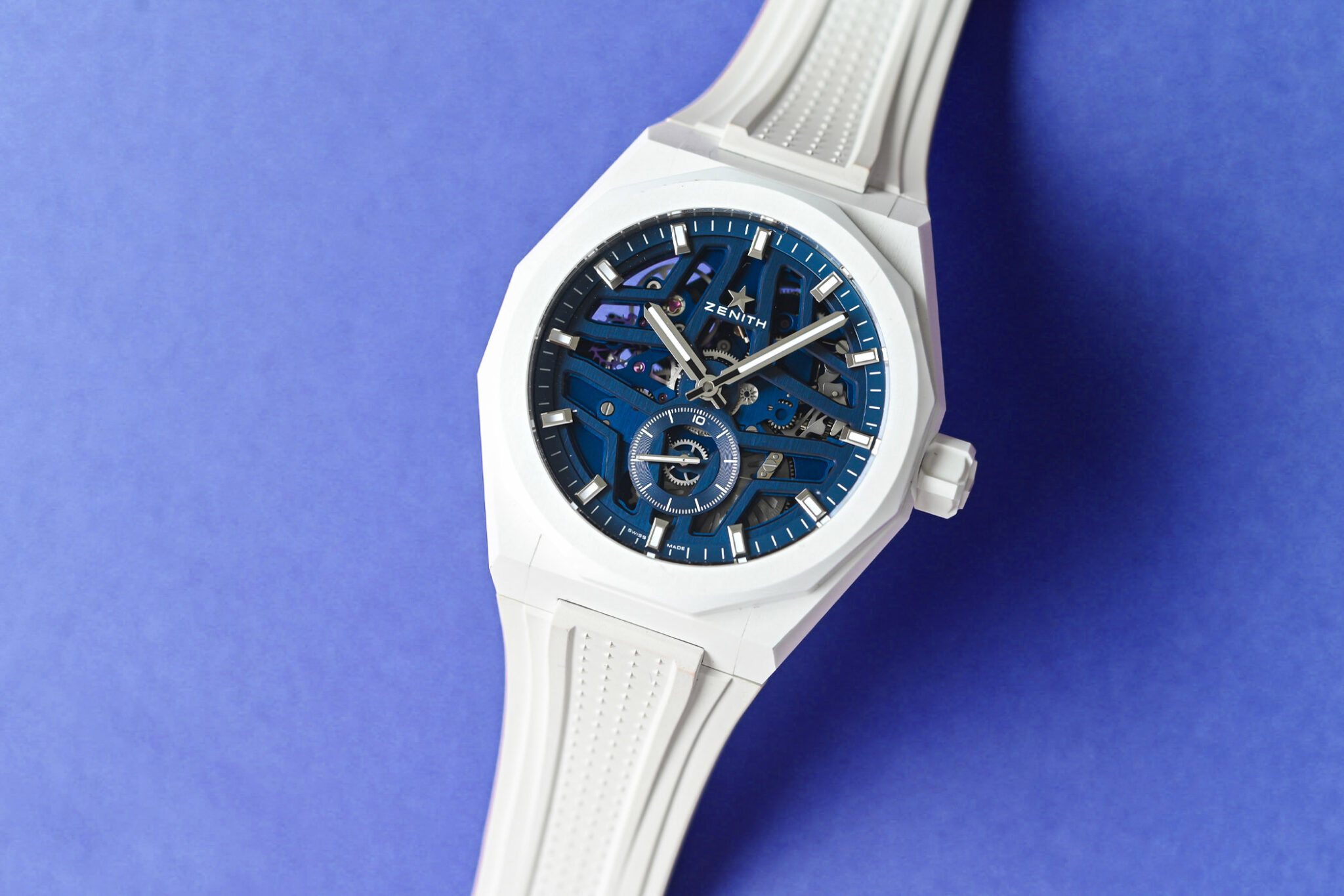 First Look: The Zenith Defy Skyline White Ceramic Skeleton