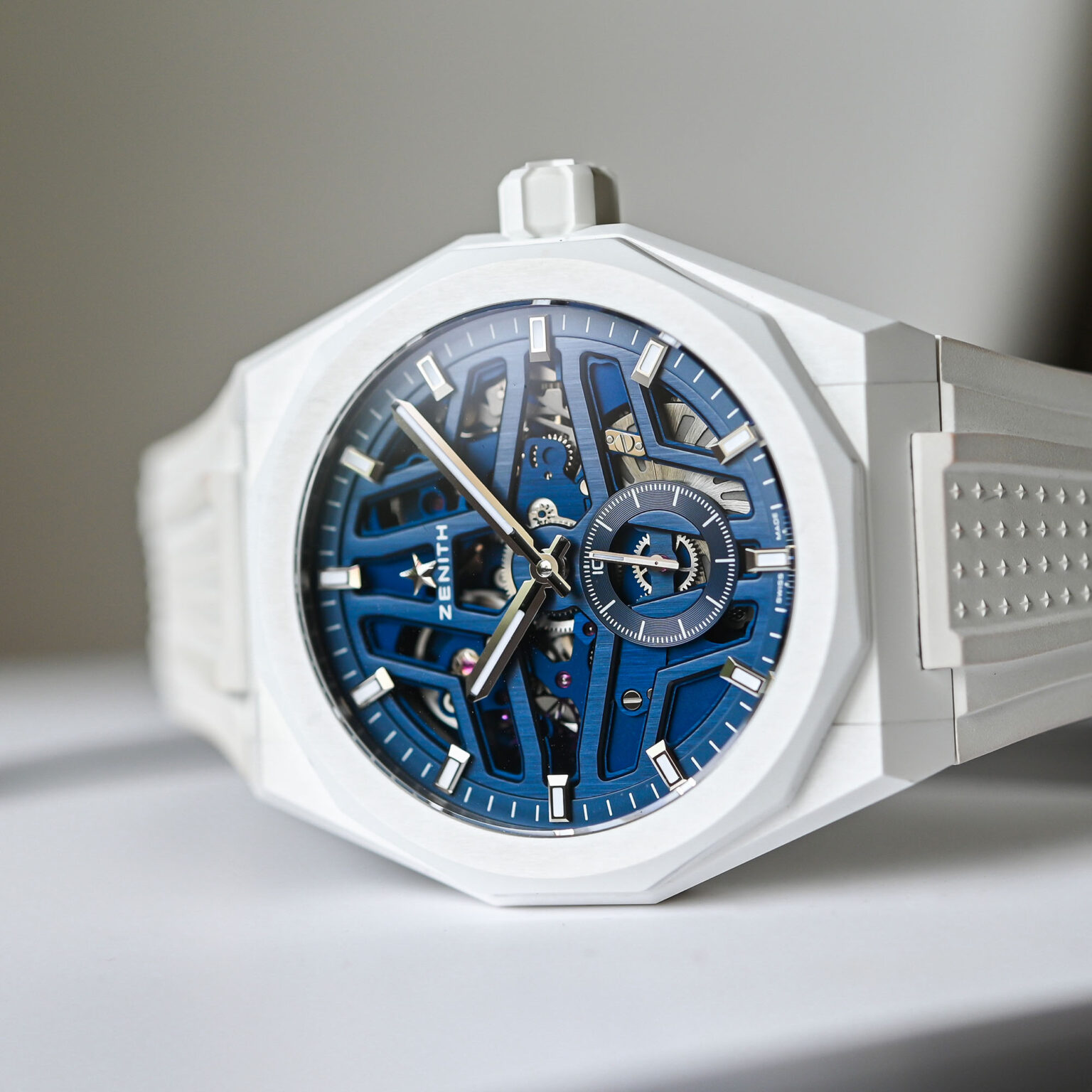 First Look: The Zenith Defy Skyline White Ceramic Skeleton