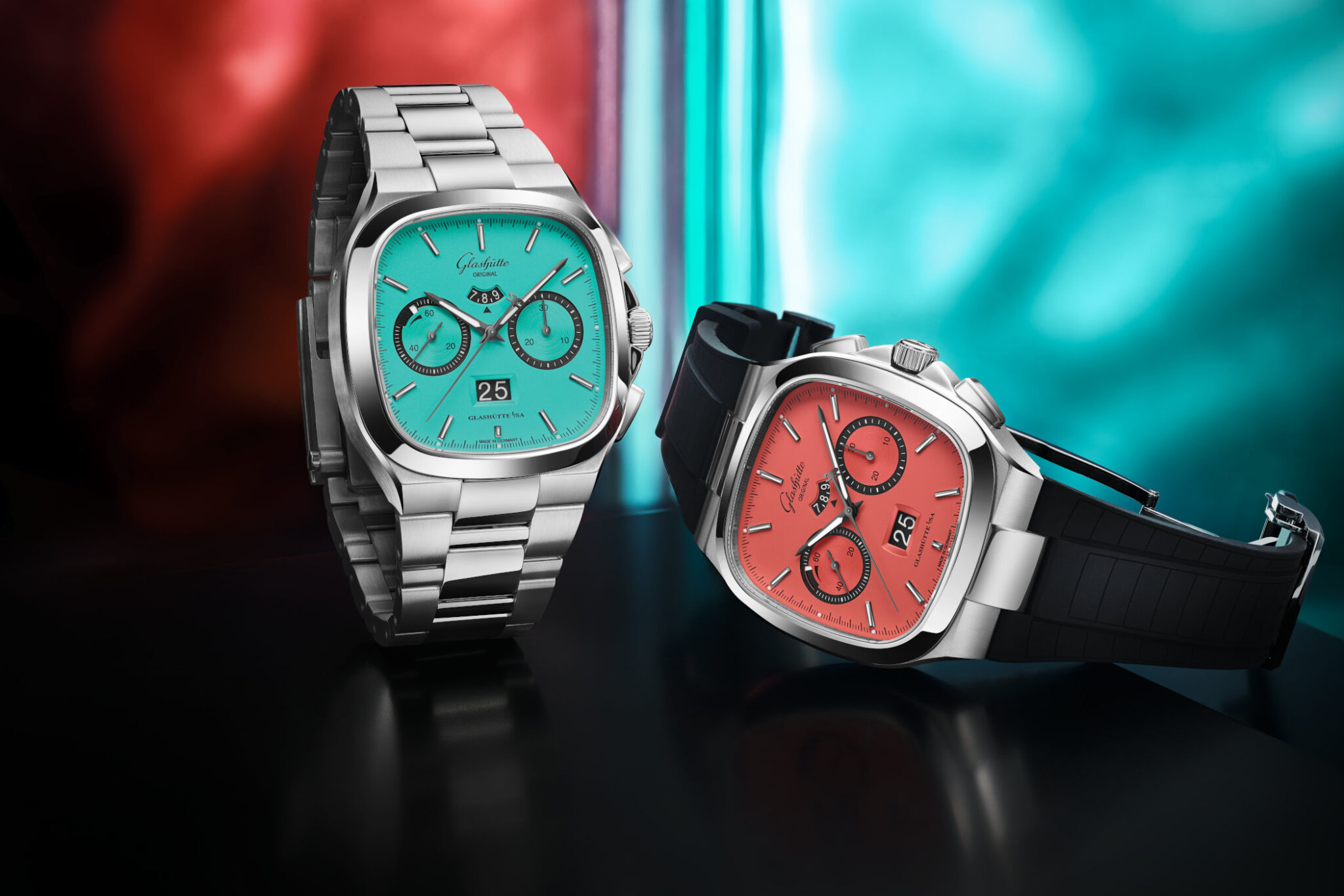 The Glashütte Original Seventies Chronograph Panorama Date Watermelon ...