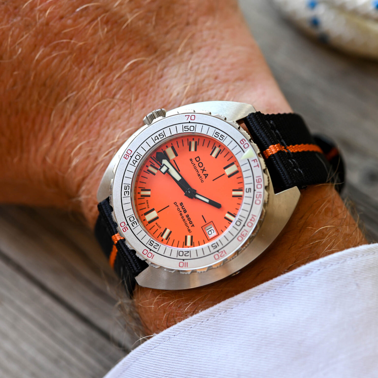 First Look: The Doxa SUB 300T Aristera, The Lefty Version of the ...