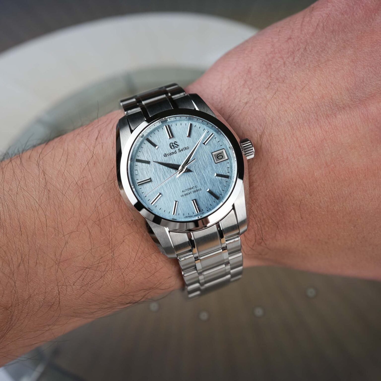 First Look: Grand Seiko Heritage Hi-Beat 37mm Icefall SBGH347