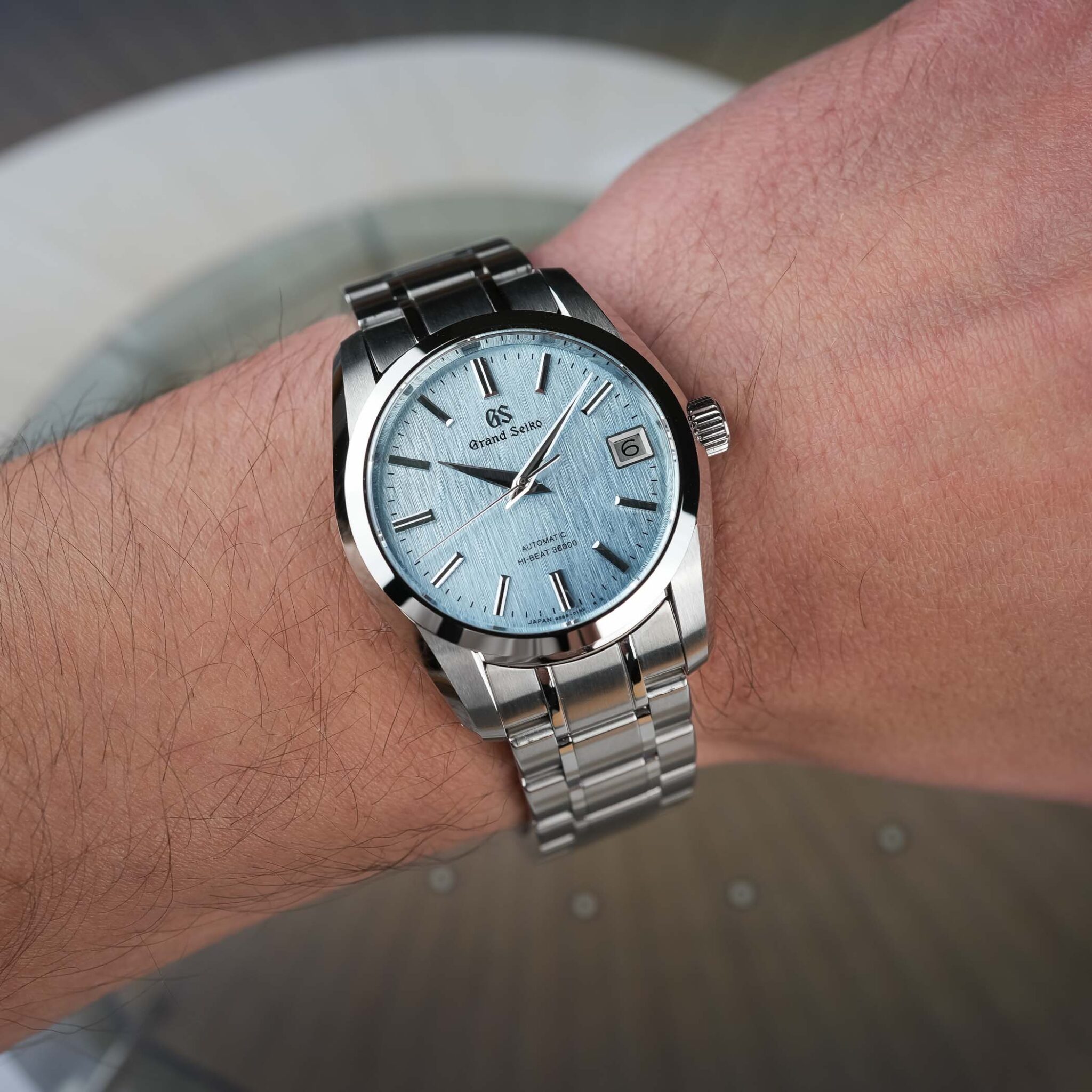 First Look: Grand Seiko Heritage Hi-Beat 37mm Icefall SBGH347