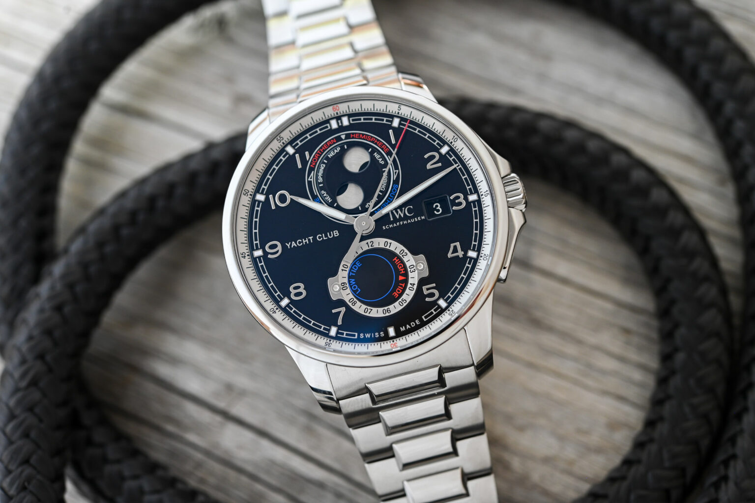 First Look: The Updated IWC Portugieser Yacht Club Moon & Tide, The ...