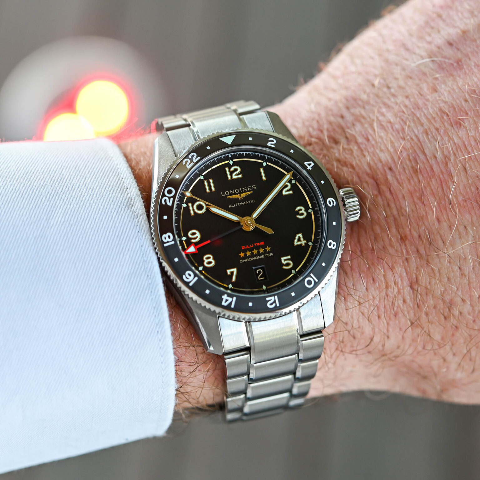 First Look: The Longines Spirit Zulu Time Titanium 39mm