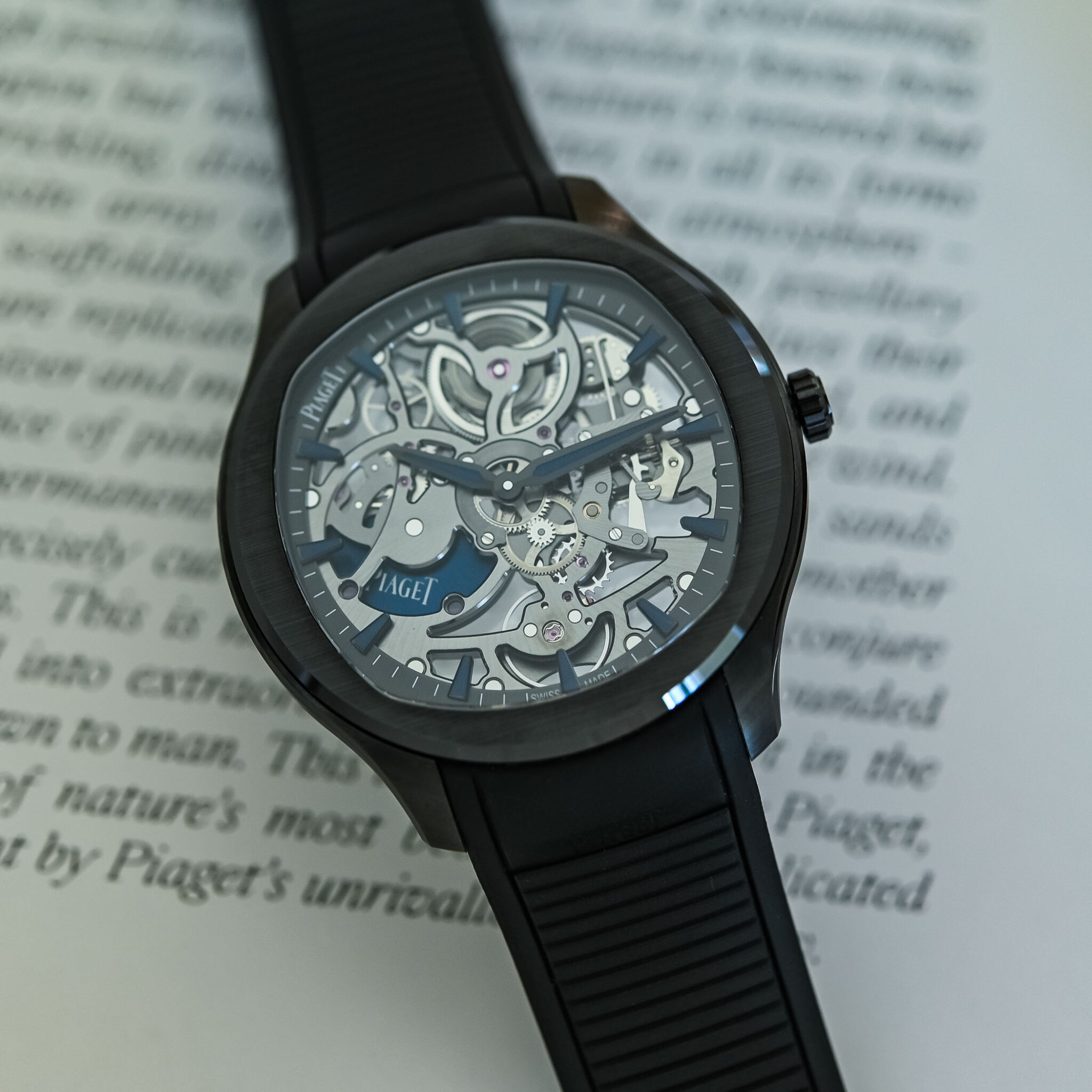 First Look: The New Piaget Polo Skeleton Ceramic