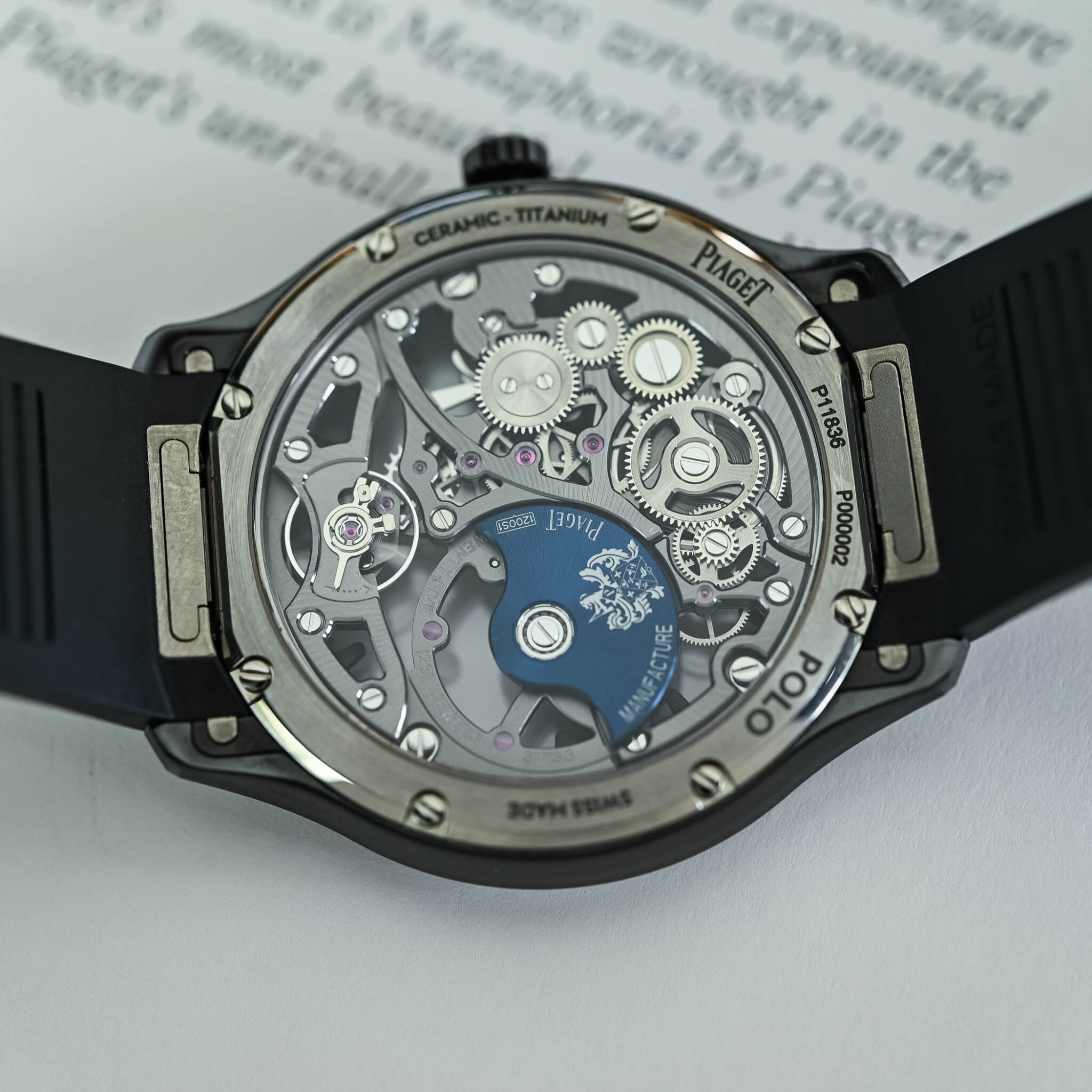 First Look: The New Piaget Polo Skeleton Ceramic