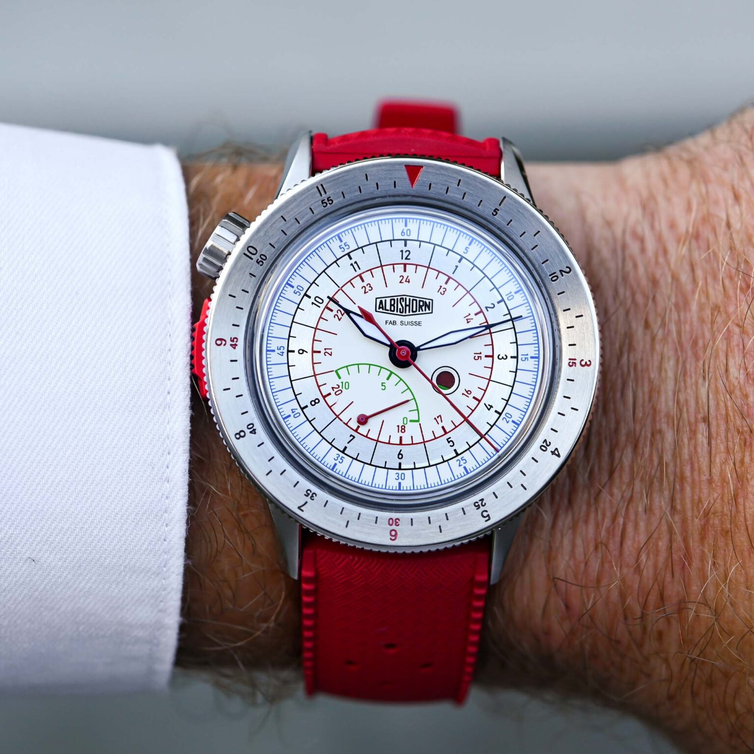 First Look: The new Albishorn x Massena LAB Maxigraph Regatta Chronograph
